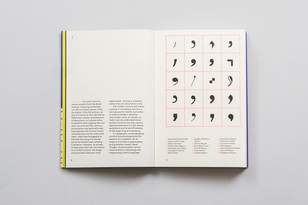 Glyph: A visual exploration of punctuation marks and other typographic ...