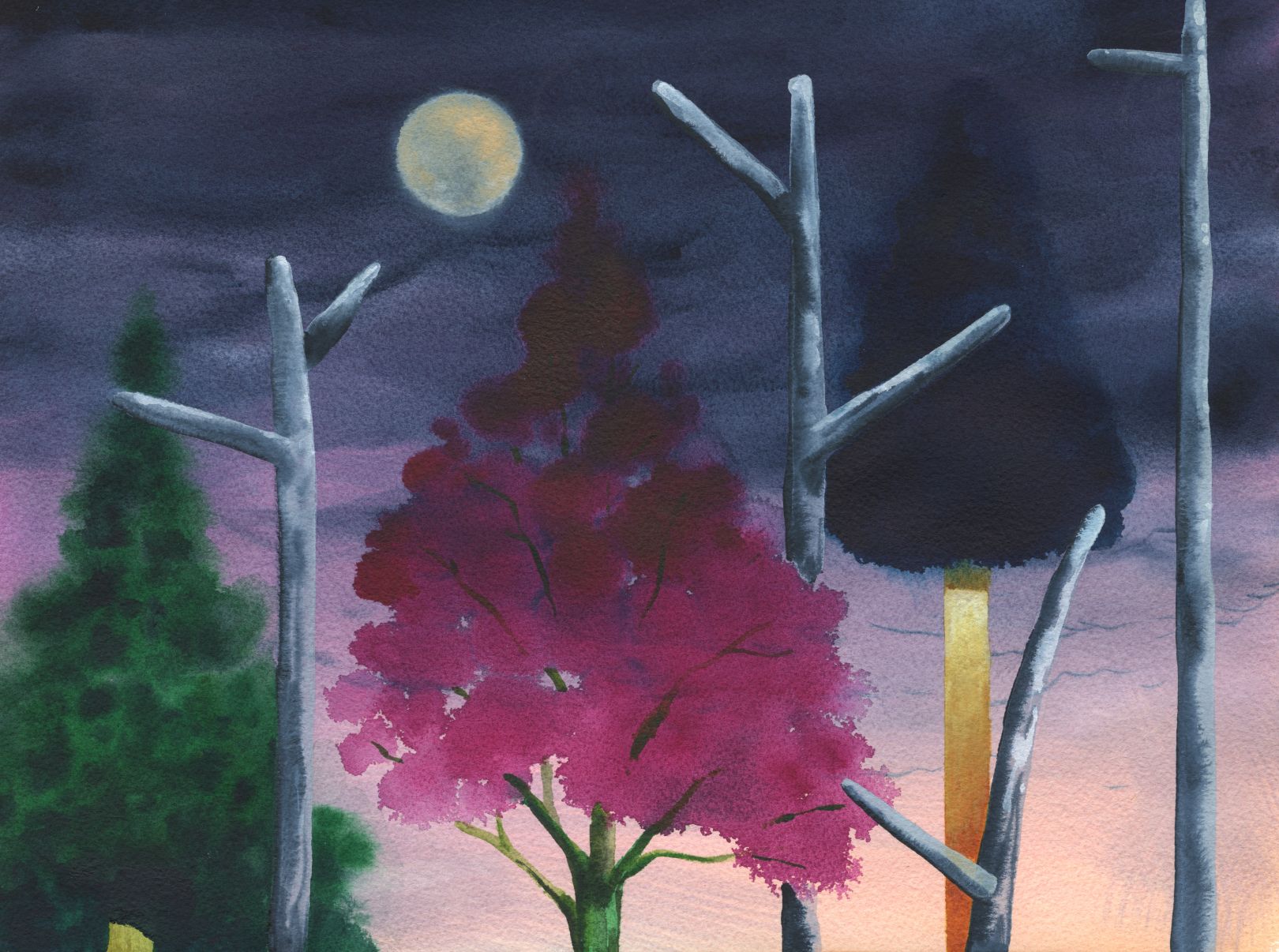 Calming watercolour paintings made in quarantine by Nicolas Party ...