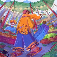 María Luque's rich and colourful illustrations that reveal life in ...