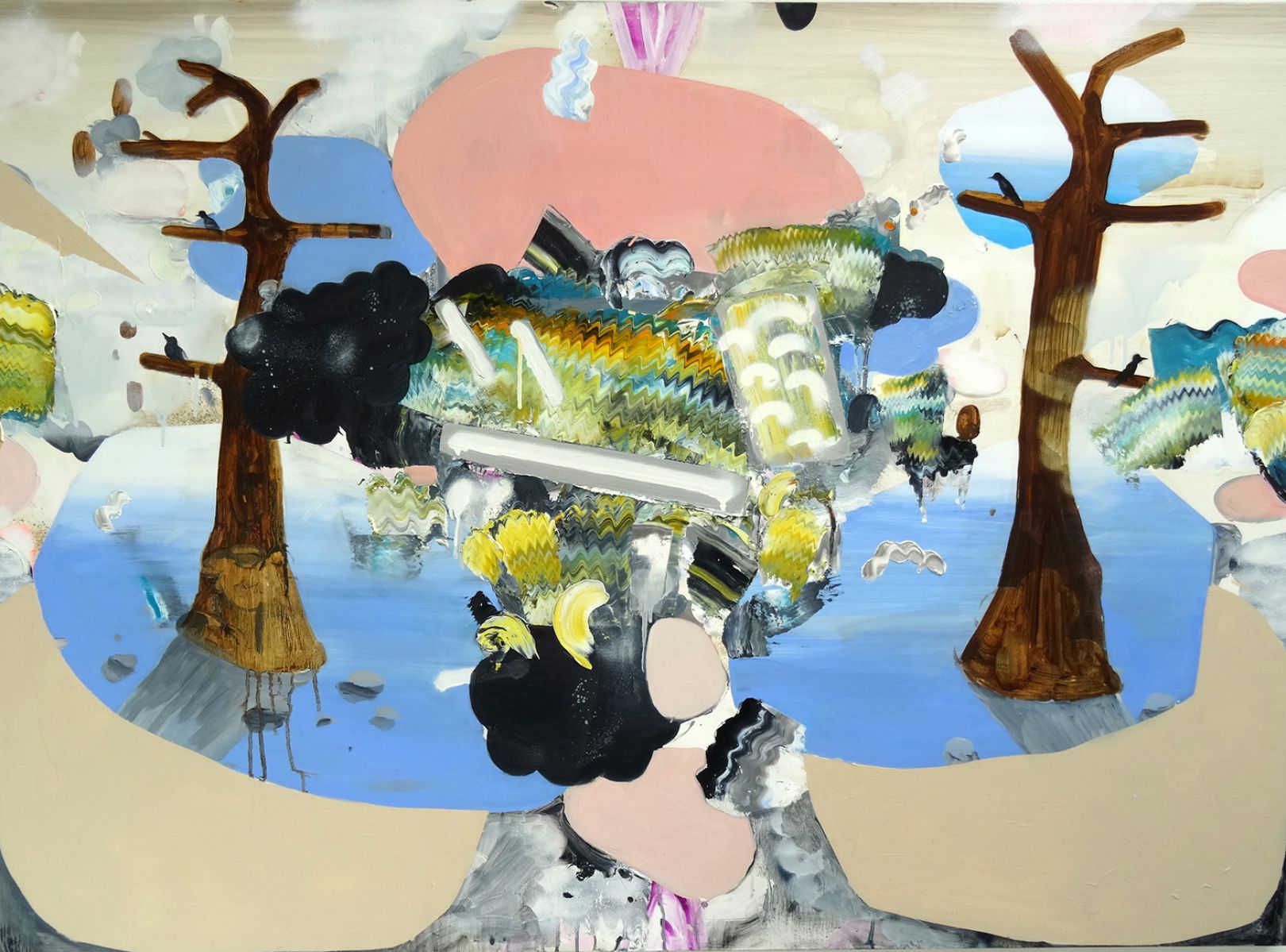 Artist explores the fine line between earth and sky to create other ...