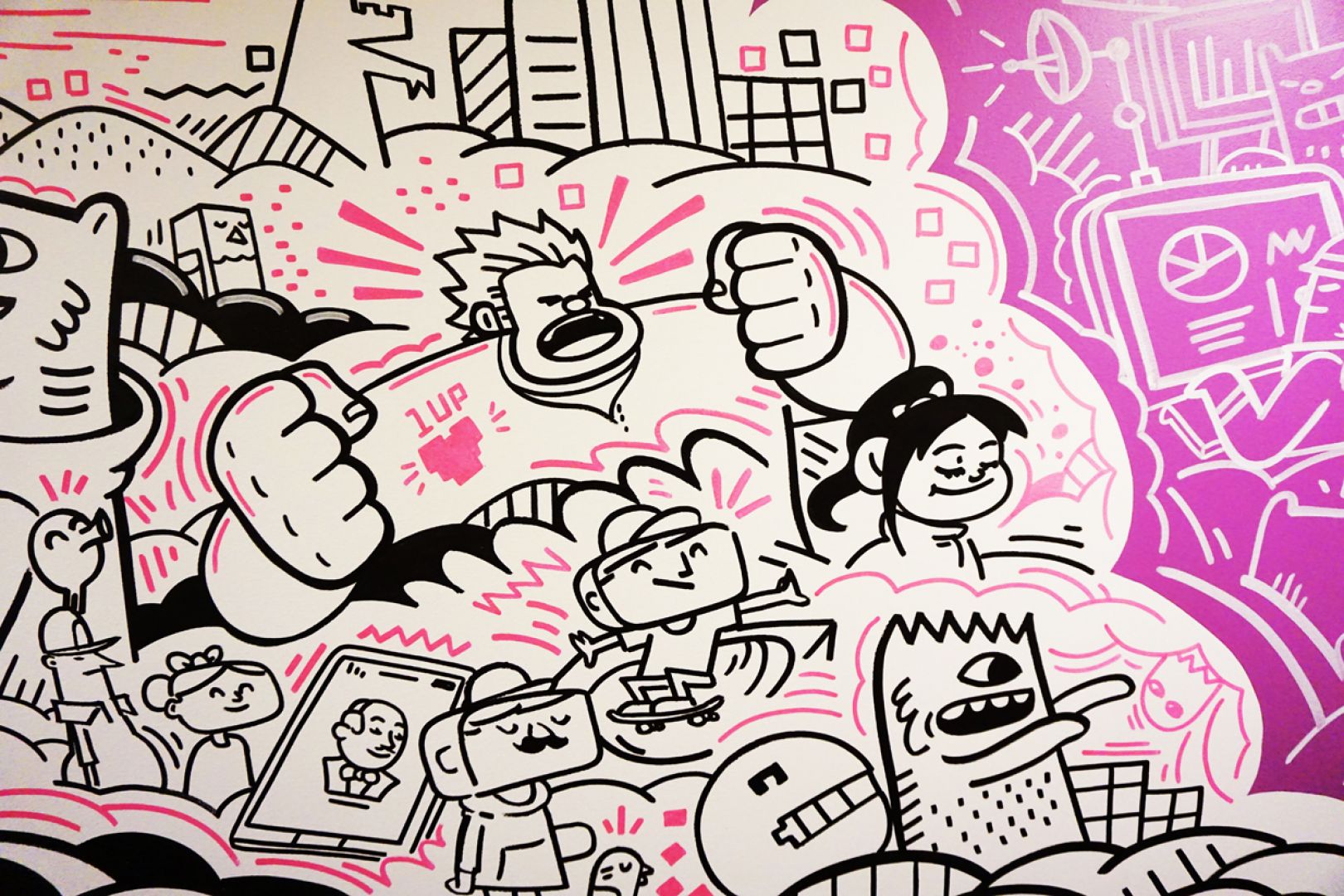 Geo Law and his immersive world of murals and doodles | Creative Boom