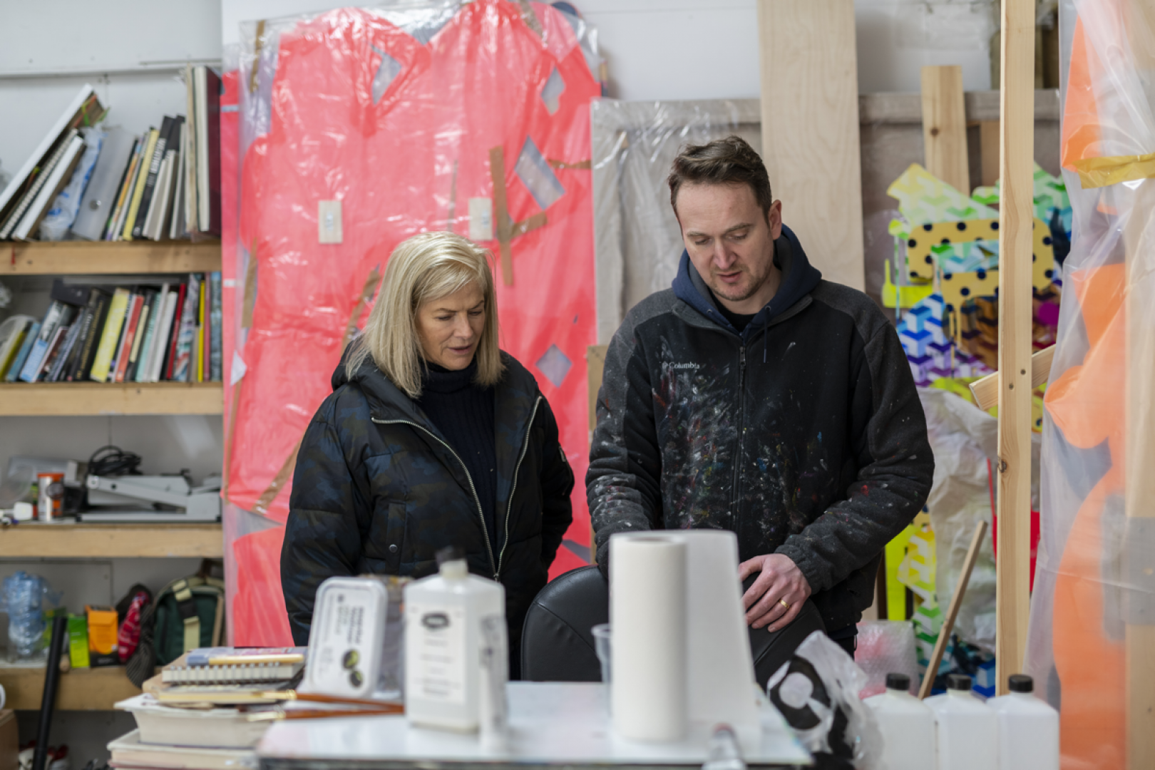 Inside the bright and colourful London studios of artists Ralph ...