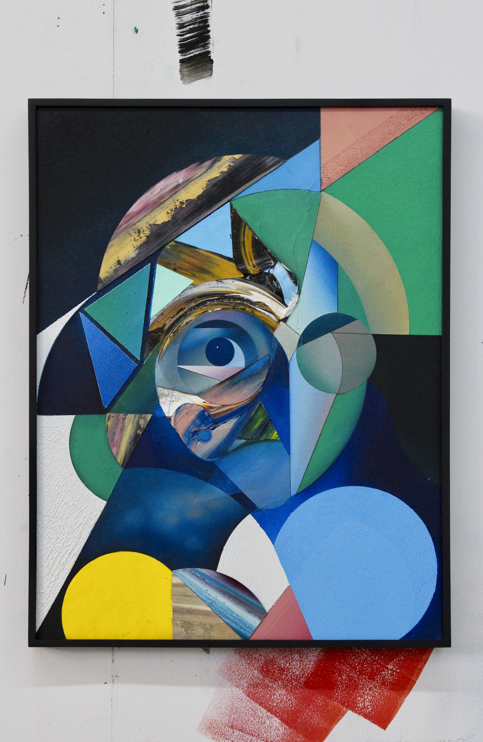 Ryan Hewett's vibrant and abstract oil paintings force us to take a ...