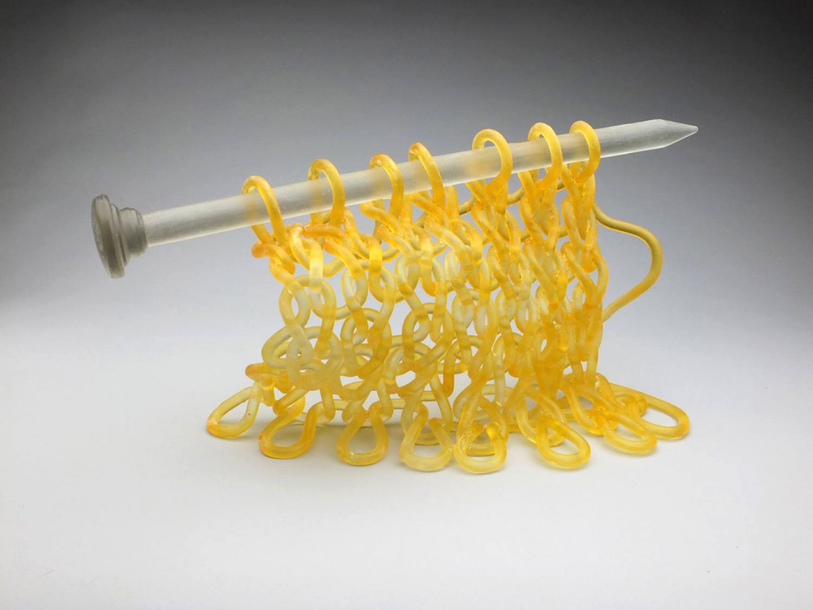 Artist takes on the impossible craft of knitting with glass | Creative Boom