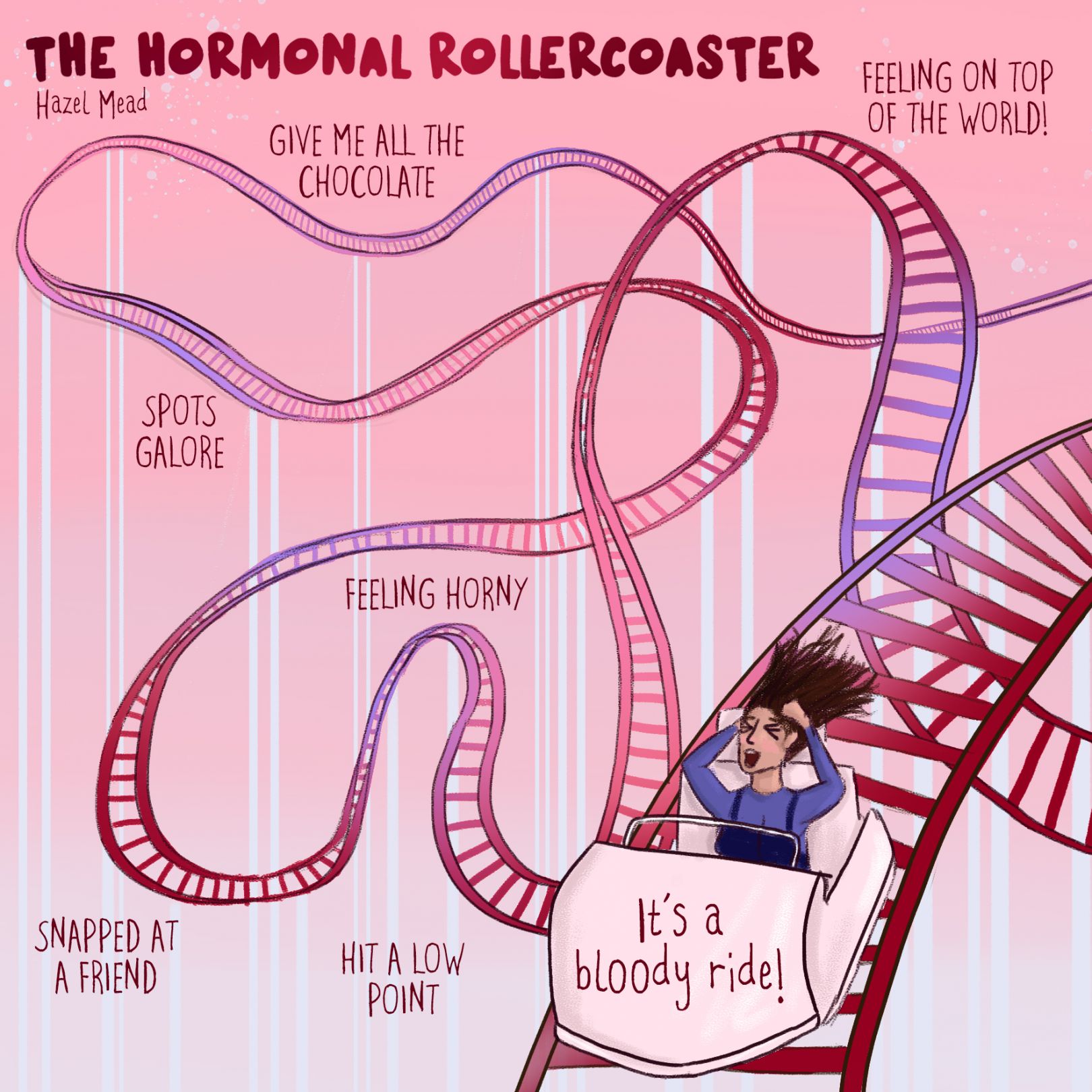 Hazel Mead's cheeky illustrations playfully tackle taboo subjects to ...