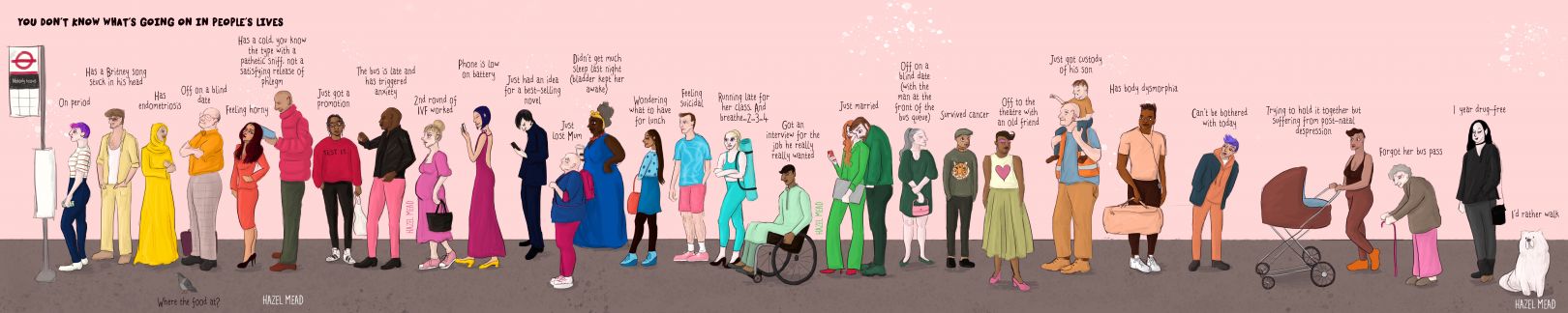 Hazel Mead's cheeky illustrations playfully tackle taboo subjects to ...