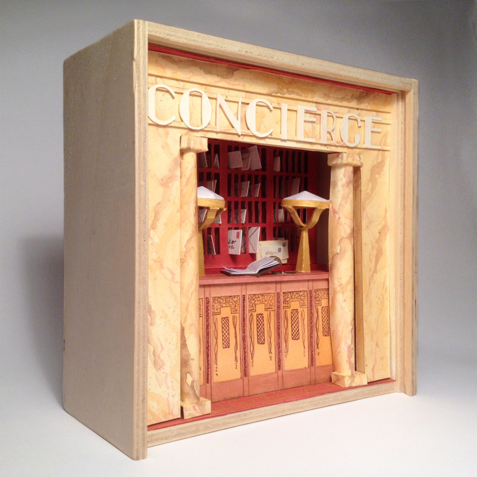 Wes Anderson inspired miniature worlds crafted entirely from paper and ...