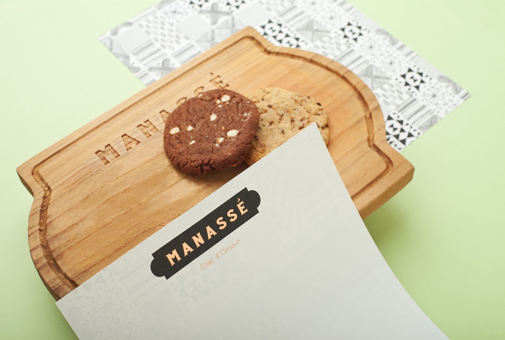 Manassé's branding sports pastry inspired palette that looks good ...