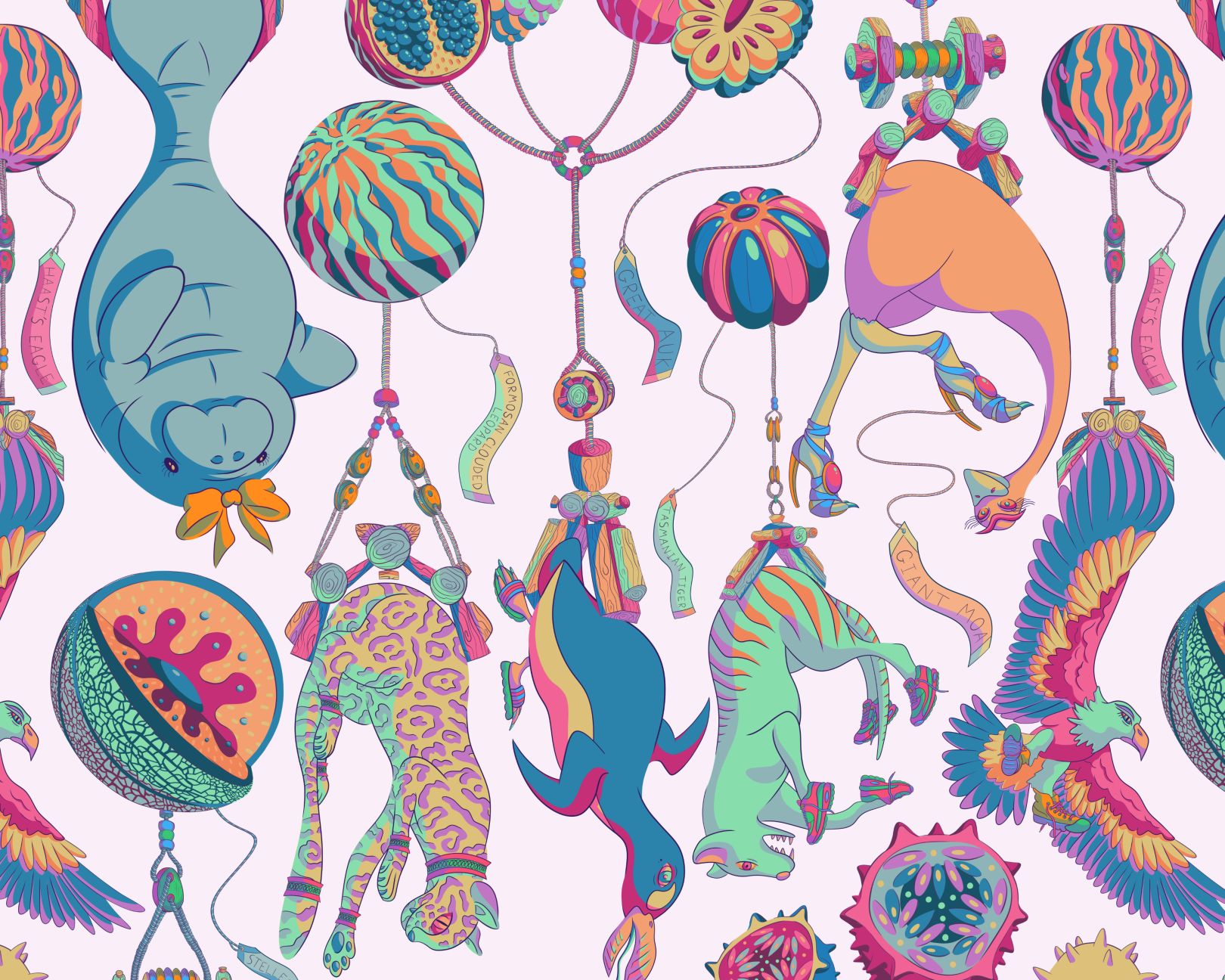 Sam Wilde's complex patterned worlds explore the tension between ...