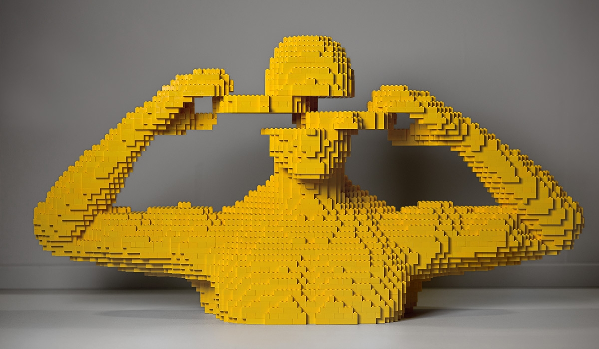Huge sculptures and iconic artworks recreated using over one million ...