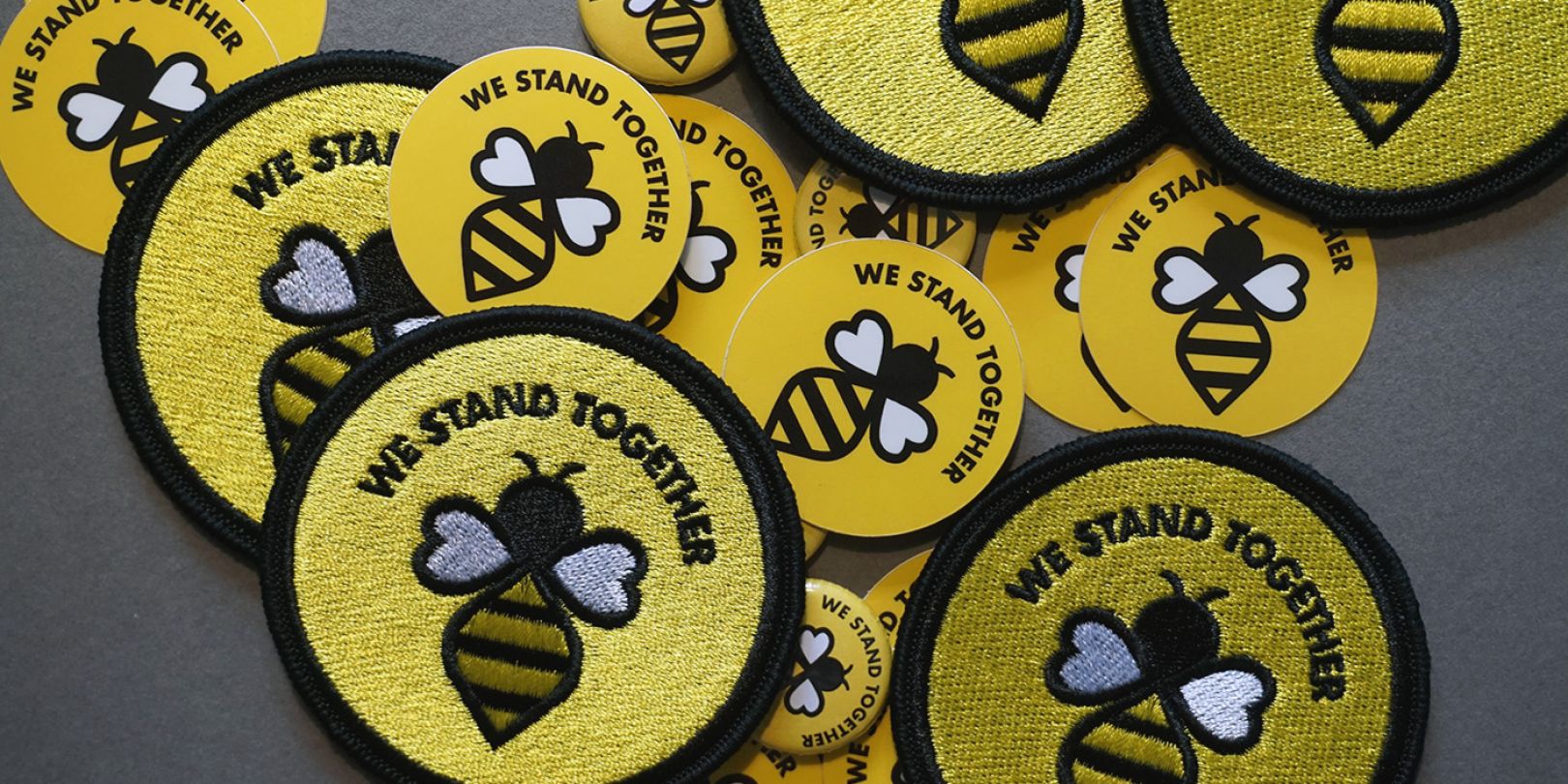 Katherine Cory's buzzing bee patches, stickers and badges to help ...