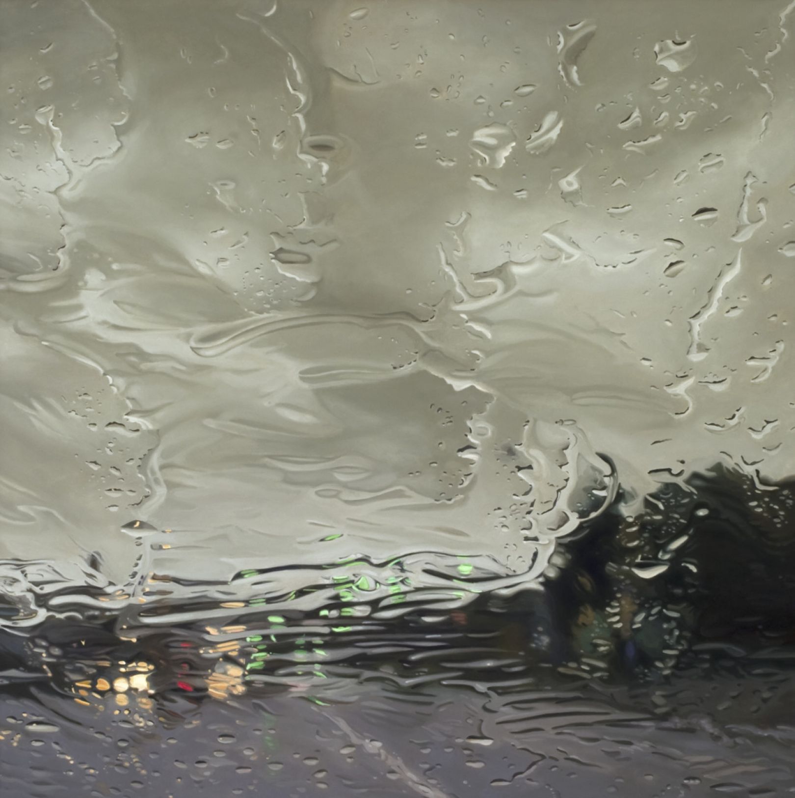 Under the Unminding Sky: Artist paints hyperrealistic views of rain ...