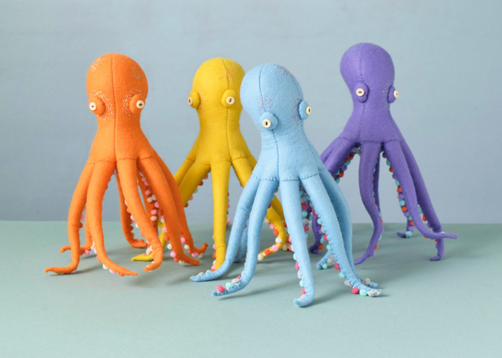 Octopuses: Felted creatures of the deep crafted by Hiné Mizushima ...