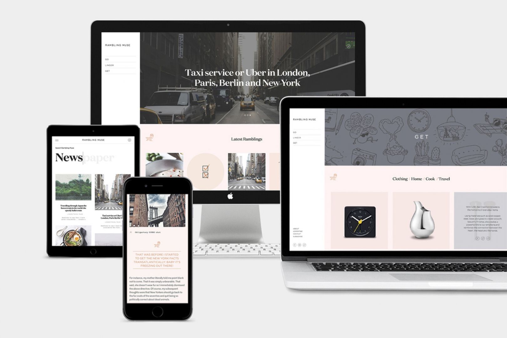 Rambling Muse: A brand identity for London's latest lifestyle blog ...