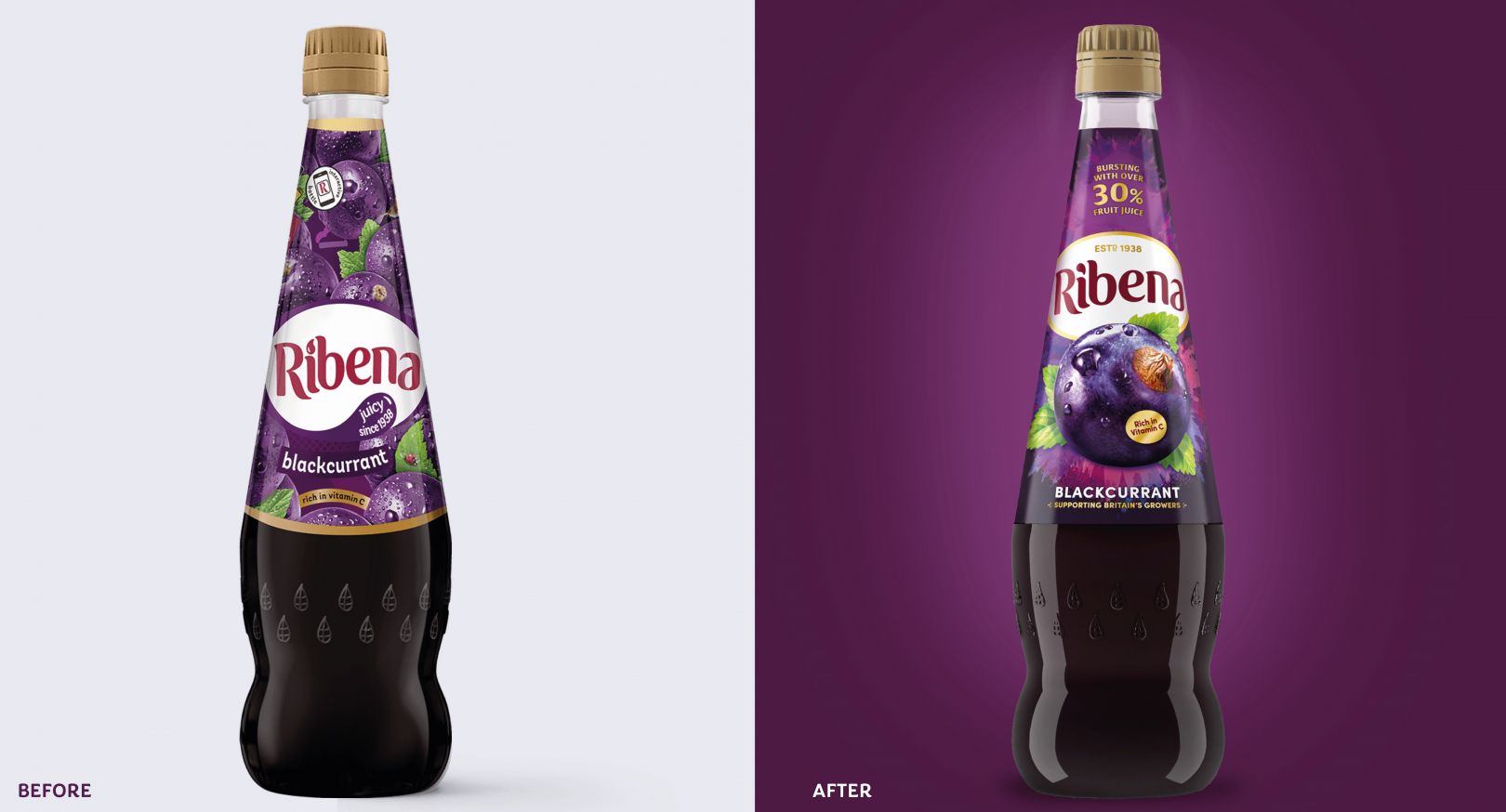 Seymourpowell creates new designs for iconic squash brand Ribena ...