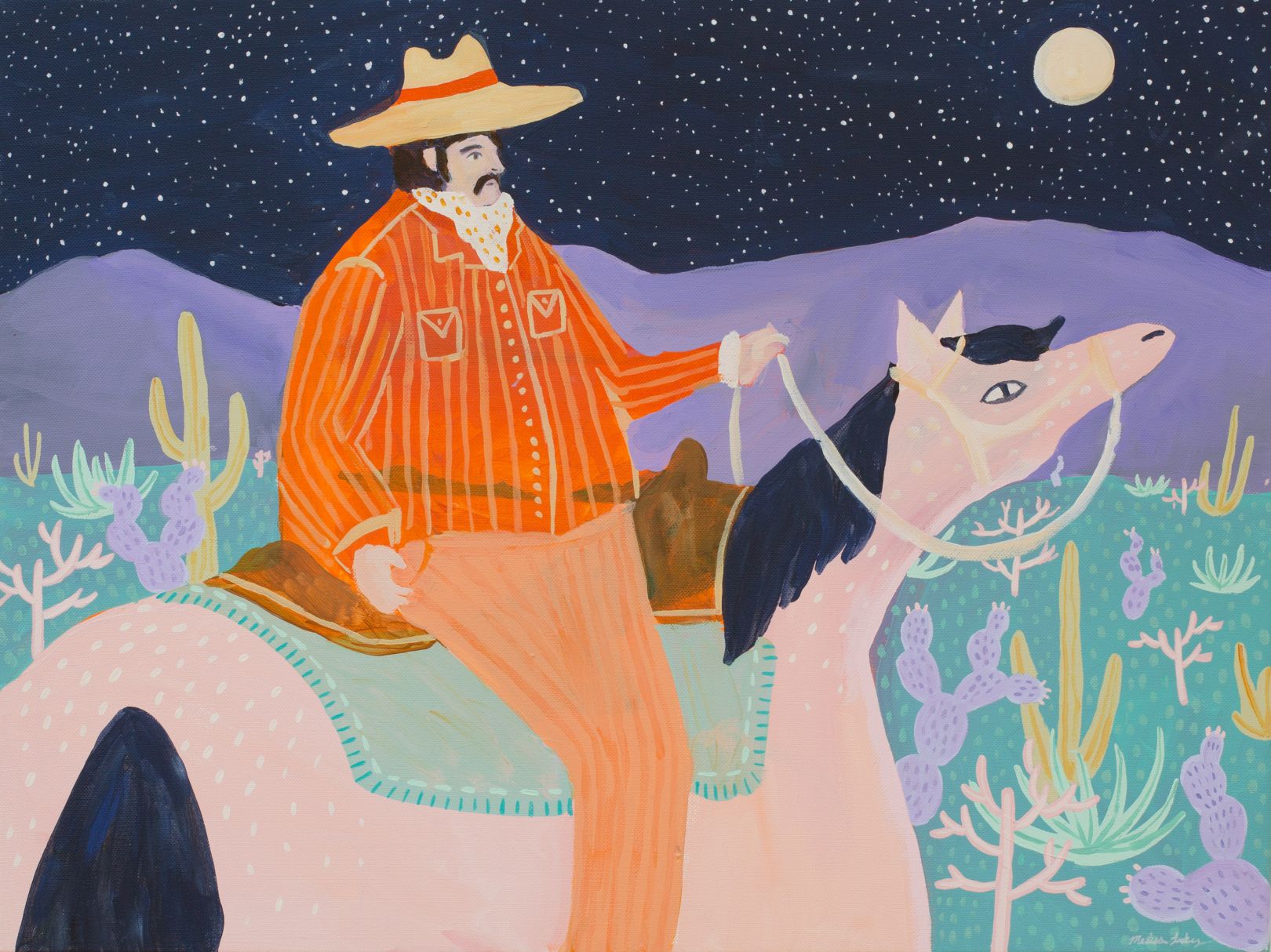 How living in the desert gave new life to Melissa Lakey's mixed-media ...