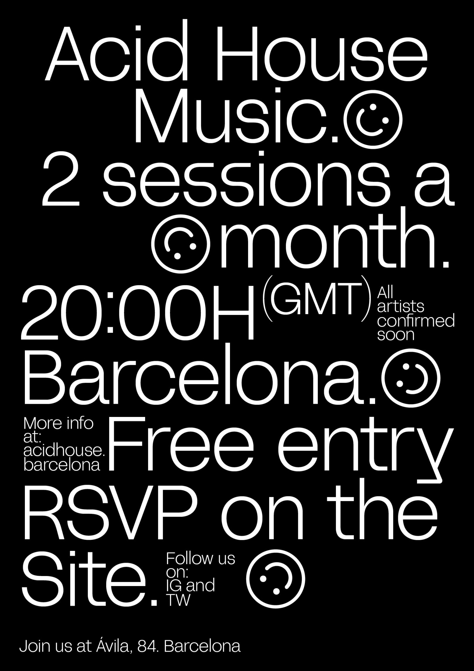 Acid Grotesk: Folch's 'fluid and energetic' smiley typeface for Acid ...