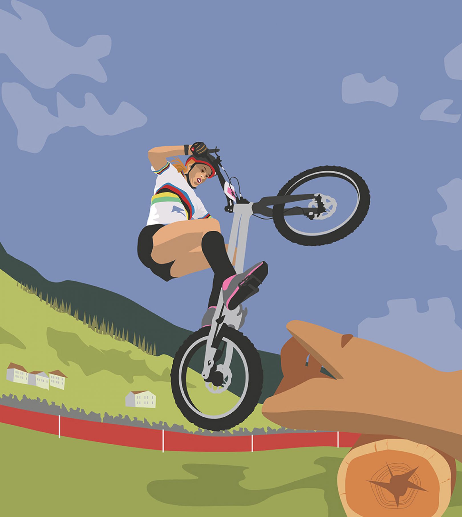 Illustrations by artist and cyclist Jen Lewis for the UCI that ...