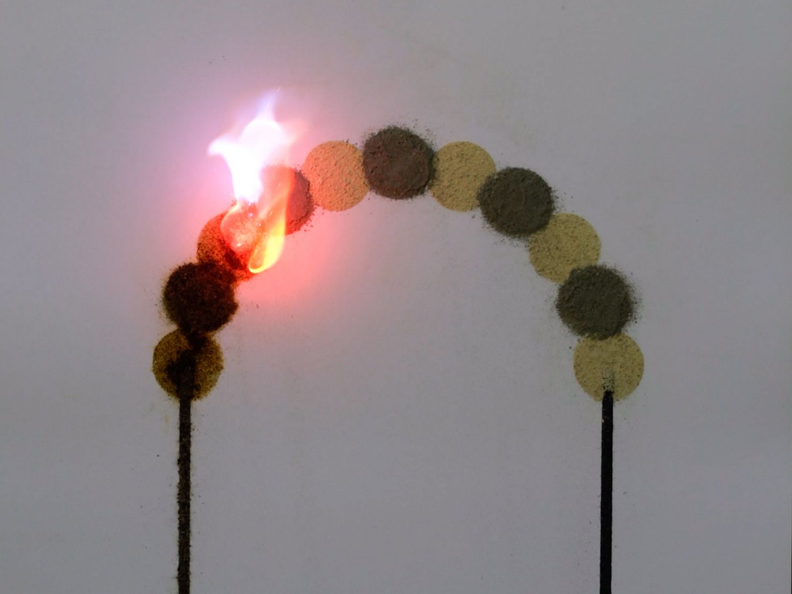 Incendiary poster series creates its designs with special pyrotechnic ...