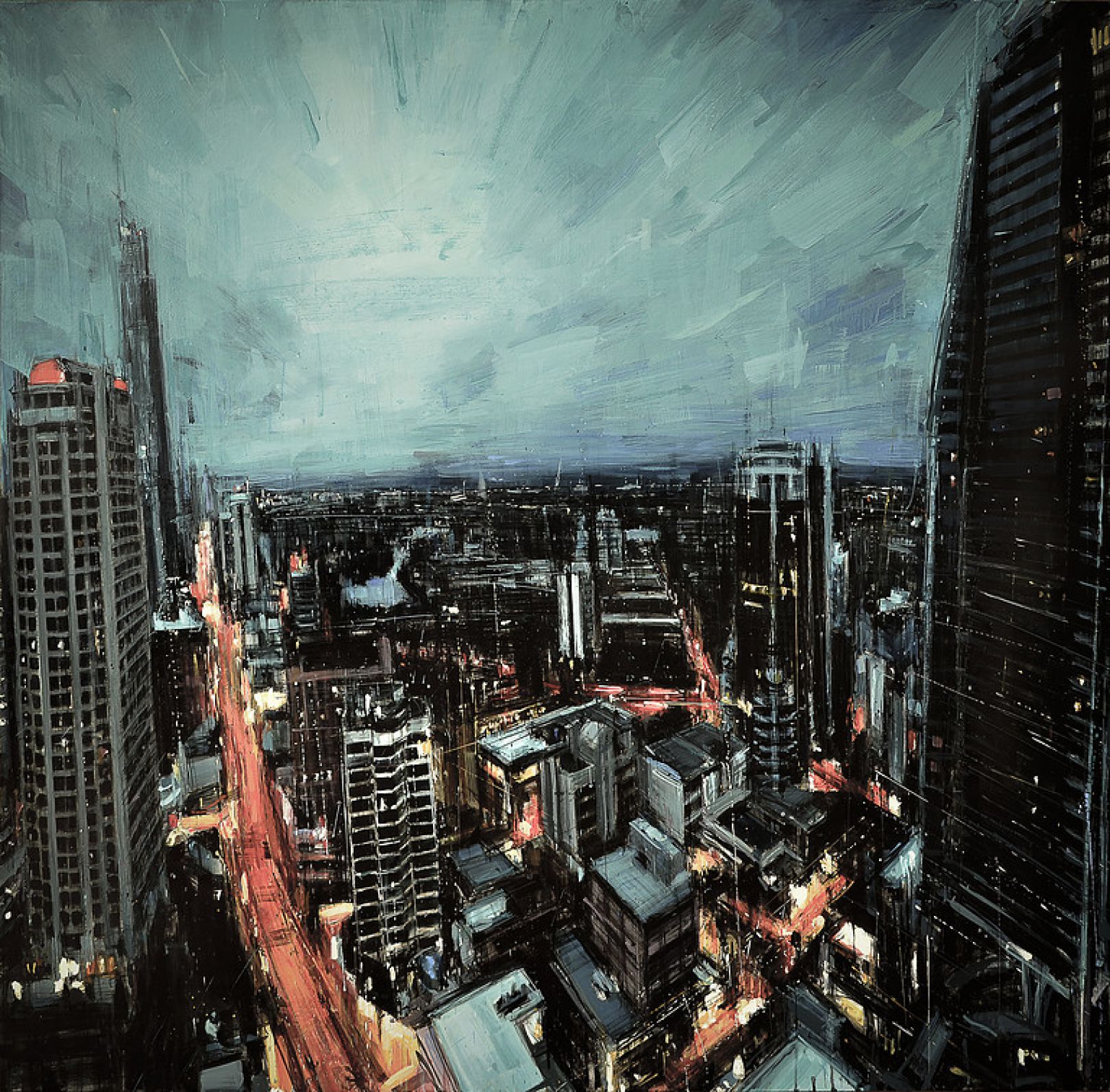Painted Cityscapes: Blurred scenes that capture the throbbing pulse of ...