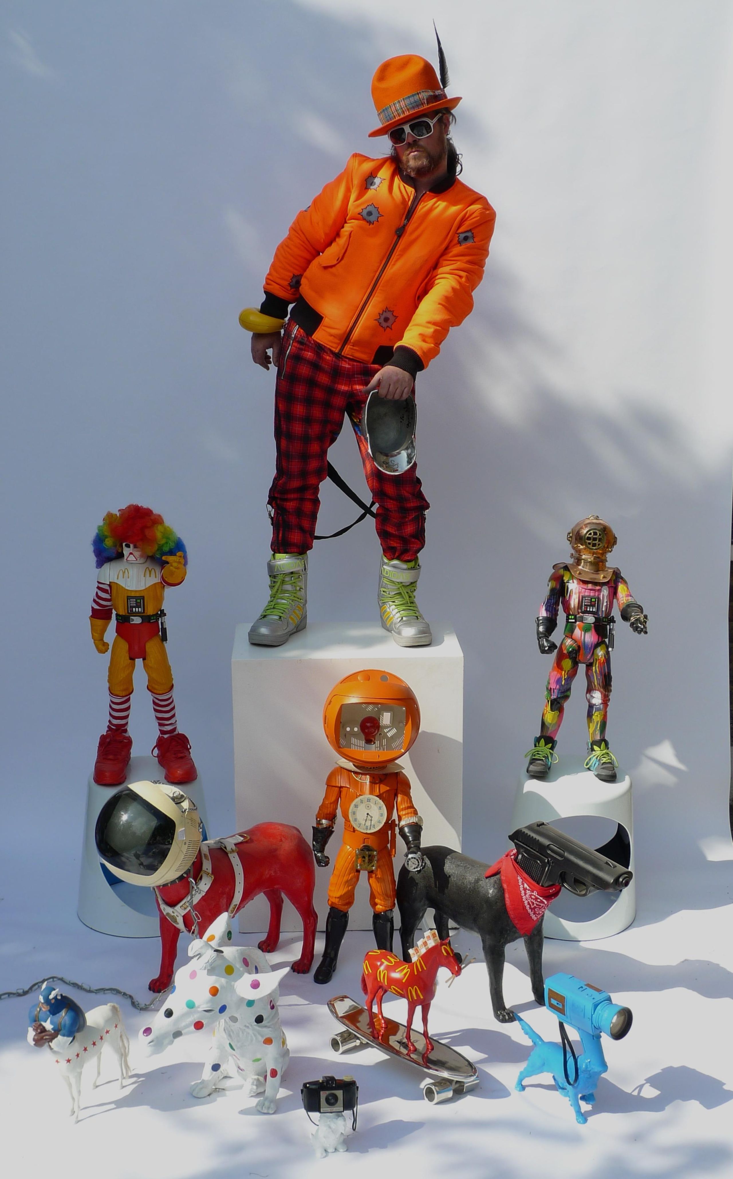Mad Hatter: Finn Stone's unique artworks made from everyday objects ...