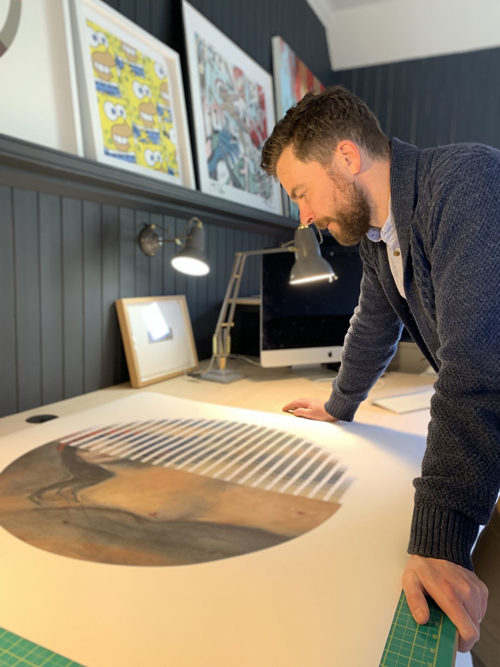 Multimedia artist Nick Smith explores art theft through his pixelated ...