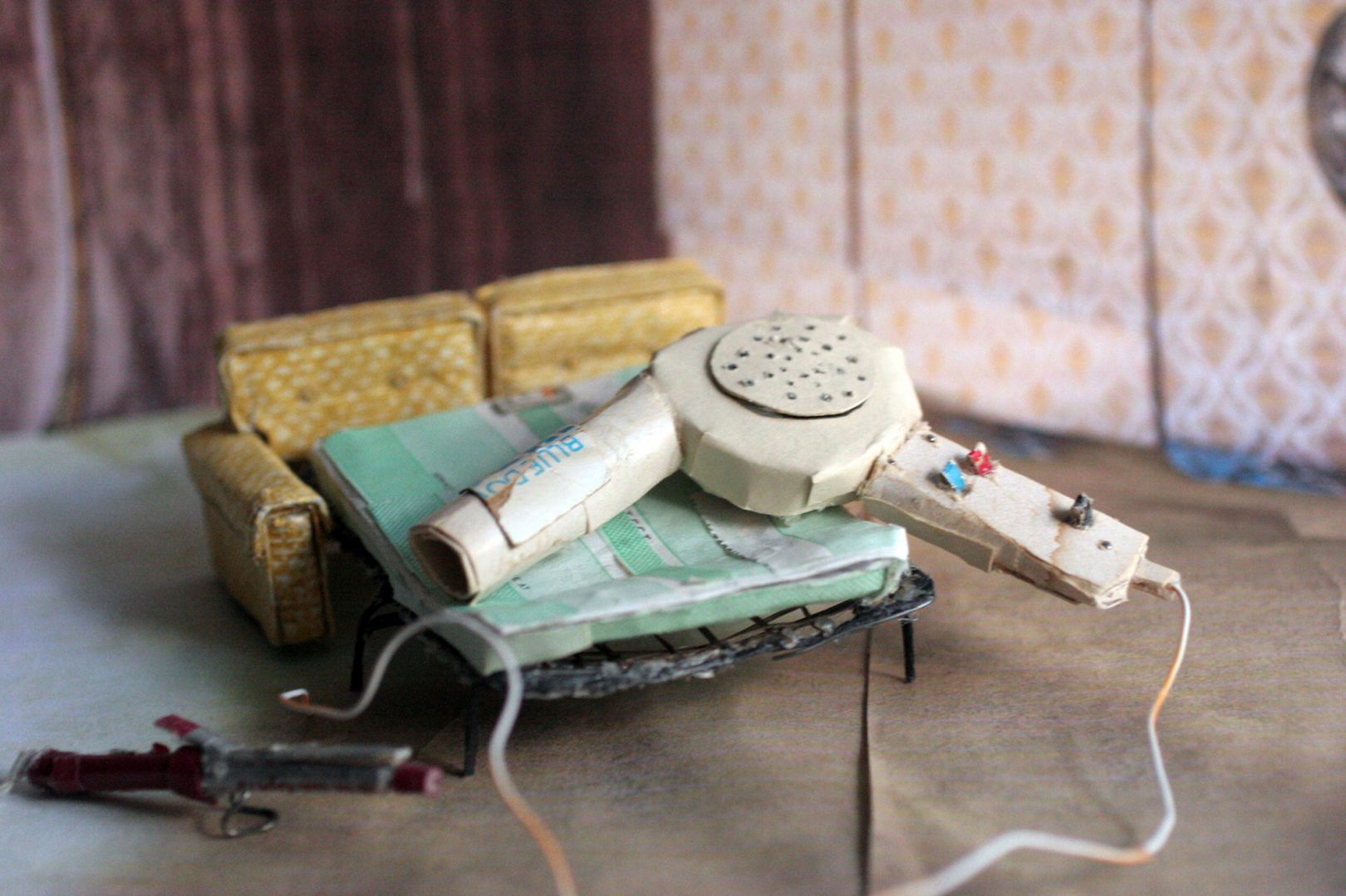 A hoarder creates tiny sculptures of everyday objects made entirely ...