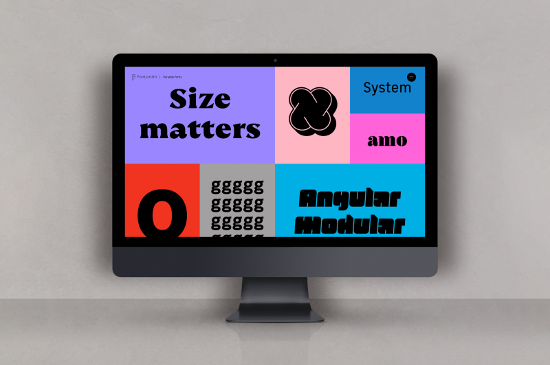 Fontsmith launches nine variable fonts with an interactive microsite | Creative Boom