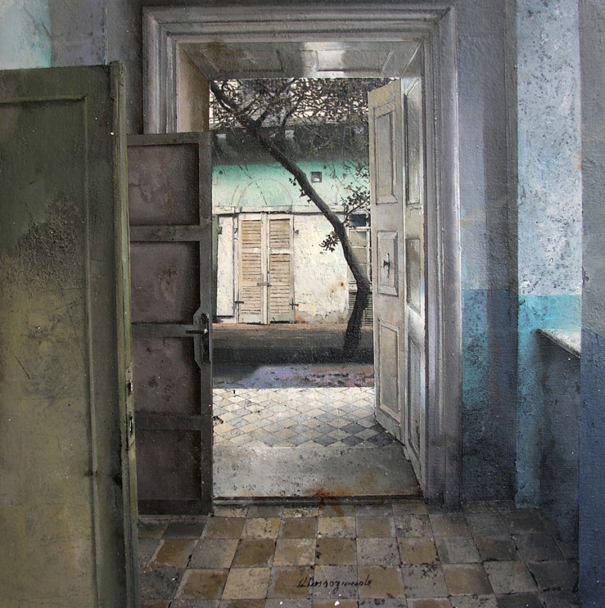 Haunting photorealistic paintings of abandoned buildings by Matteo ...