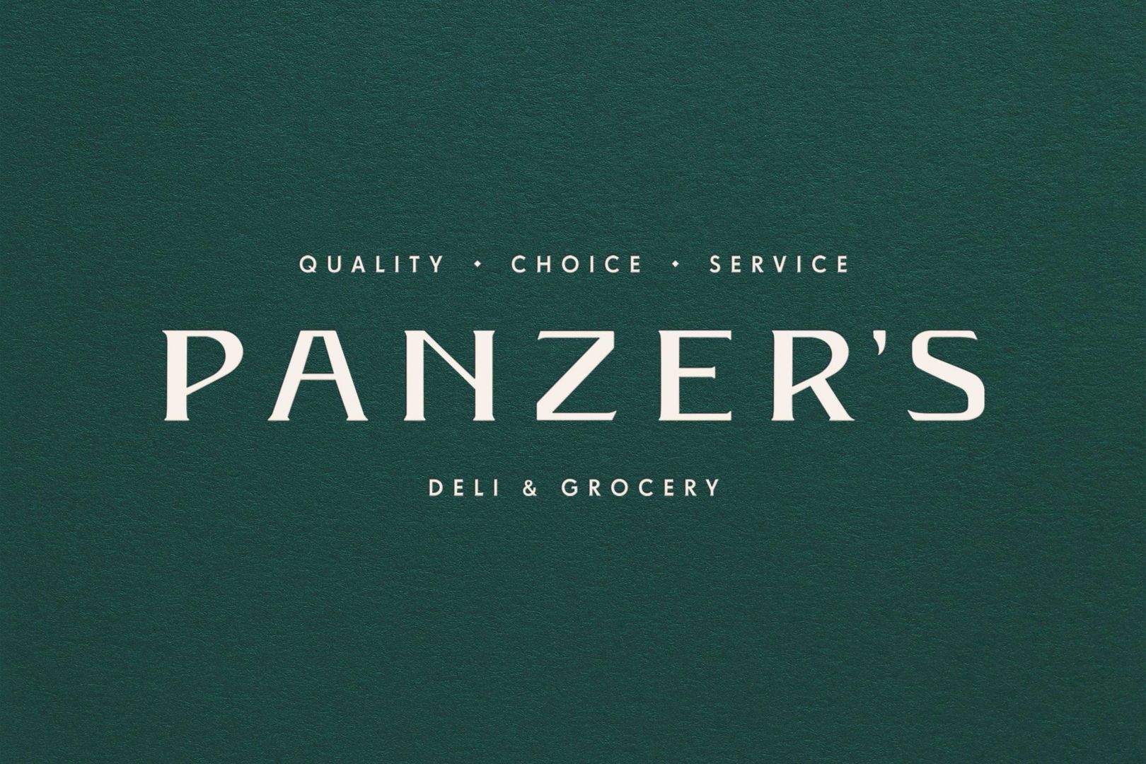 Here Design's subtle, modern brand refresh for Panzer’s Deli & Grocery ...