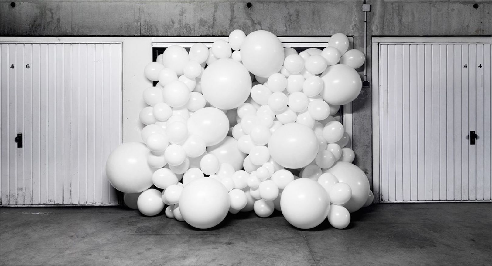 Invasions: Thousands of white balloons descend on deserted natural and ...