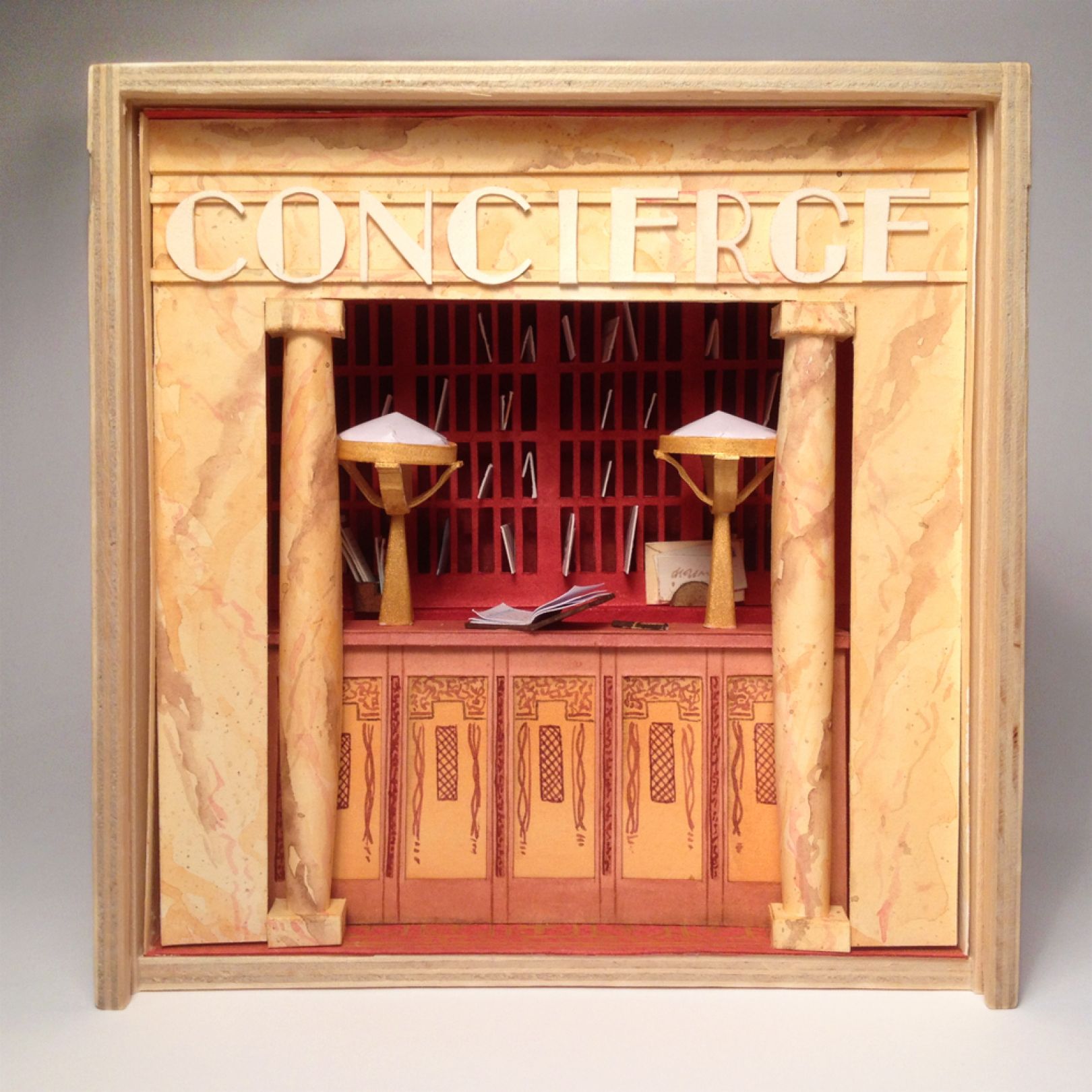 Wes Anderson inspired miniature worlds crafted entirely from paper and ...