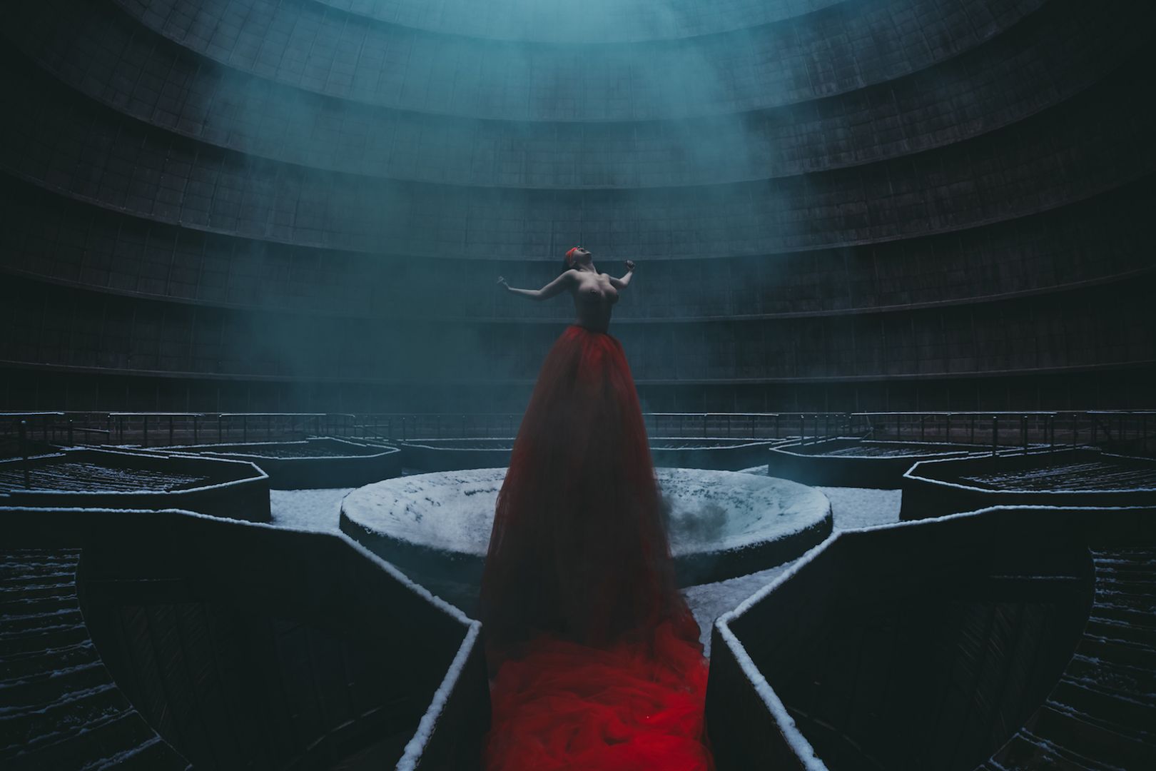 All Is Not Lost: Artist contrasts female beauty with abandoned ...