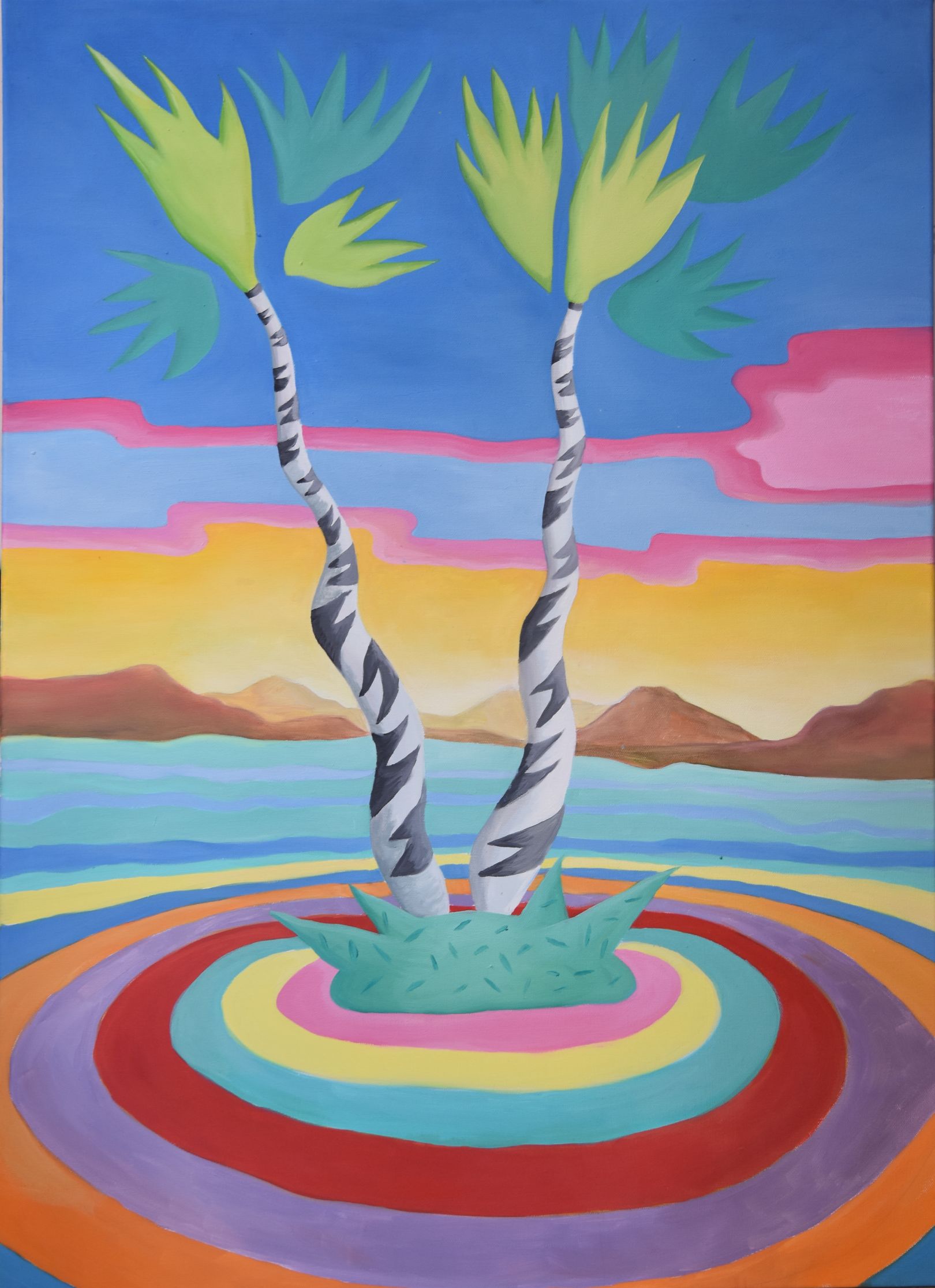 Daisy Dodd Noble's technicolour oil paintings of imaginary worlds and ...