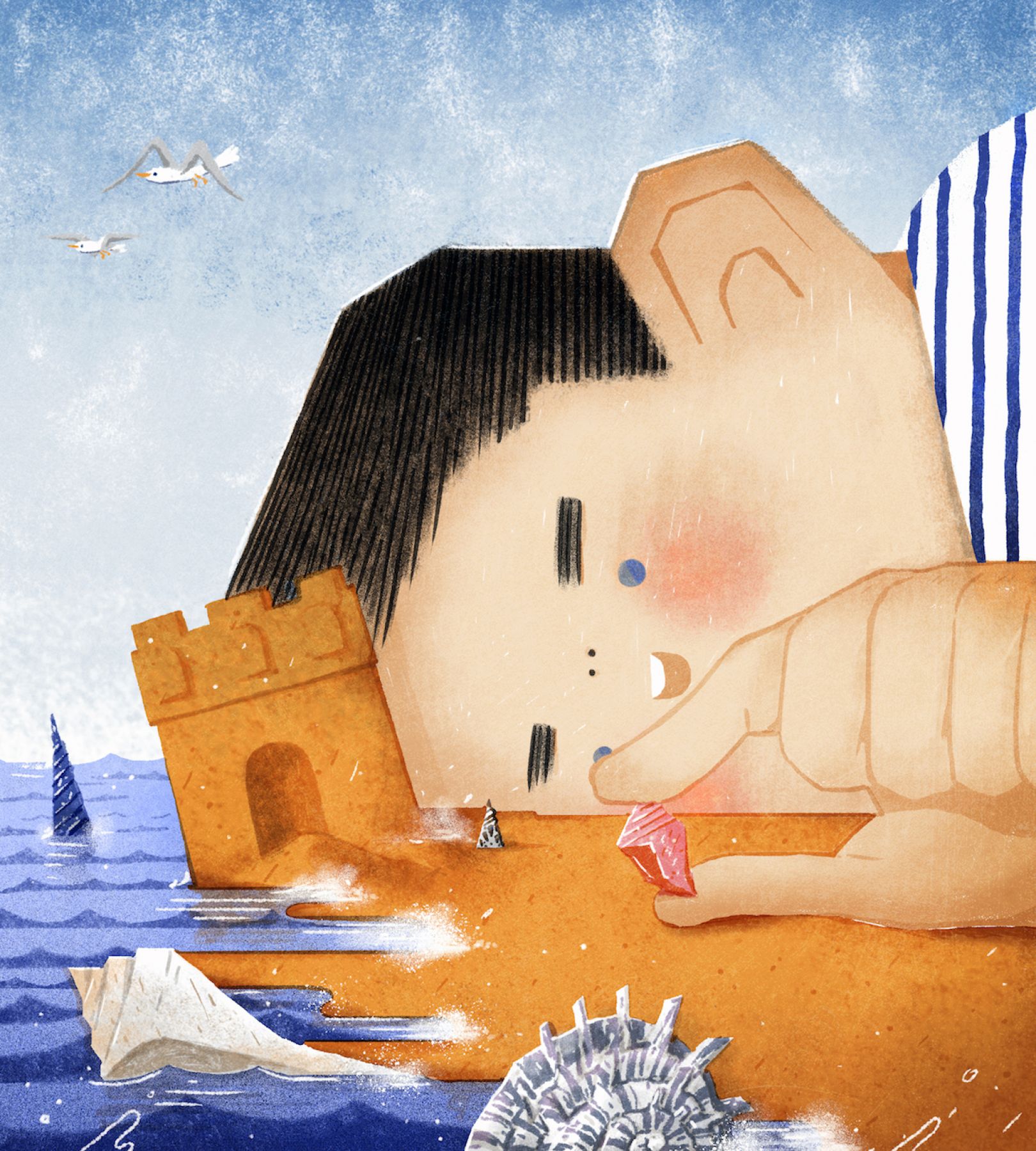 Fan Wu's soft and playful illustrations bring back the fun of childhood ...