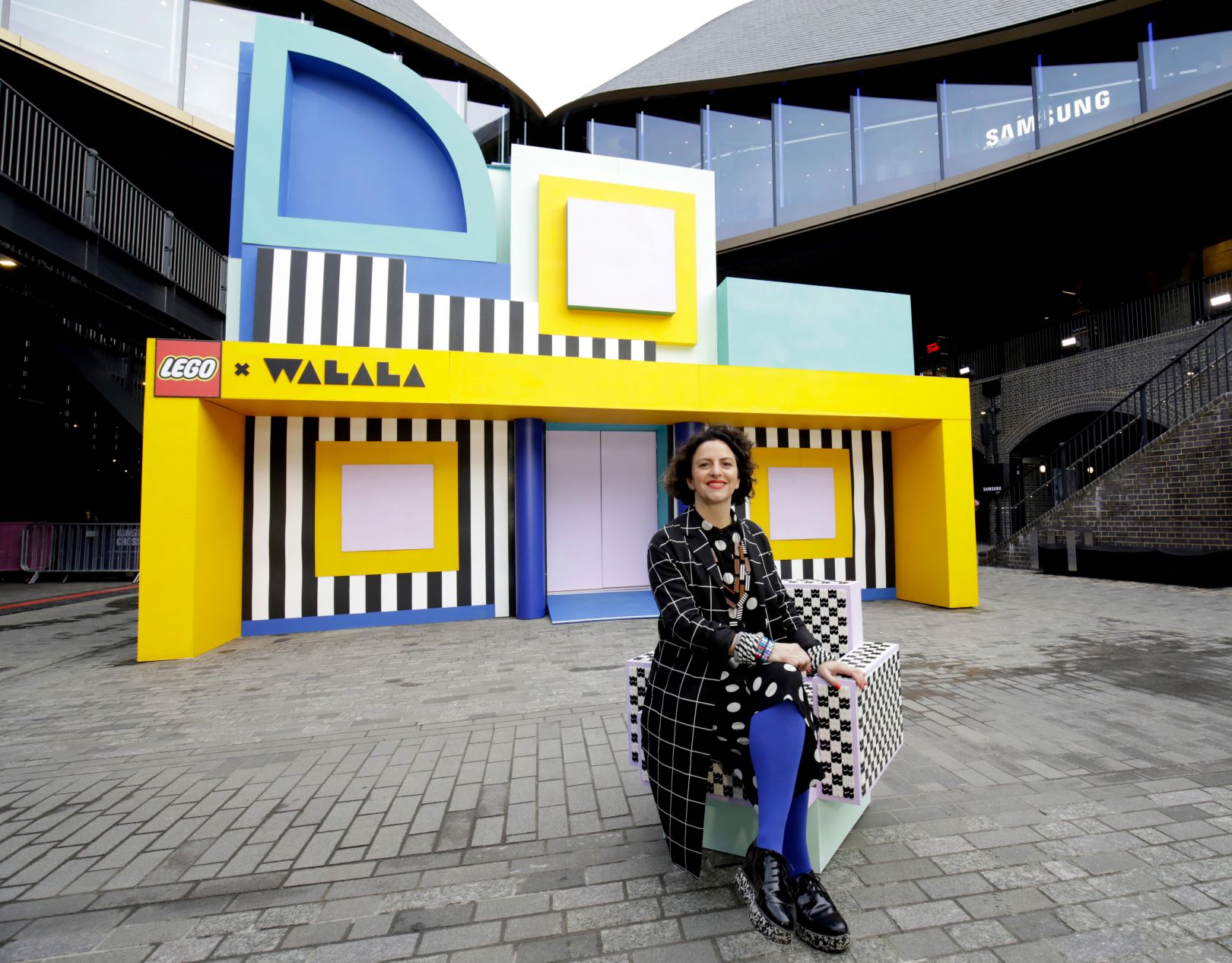 Camille Walala's House of Dots is a giant interactive building made of ...