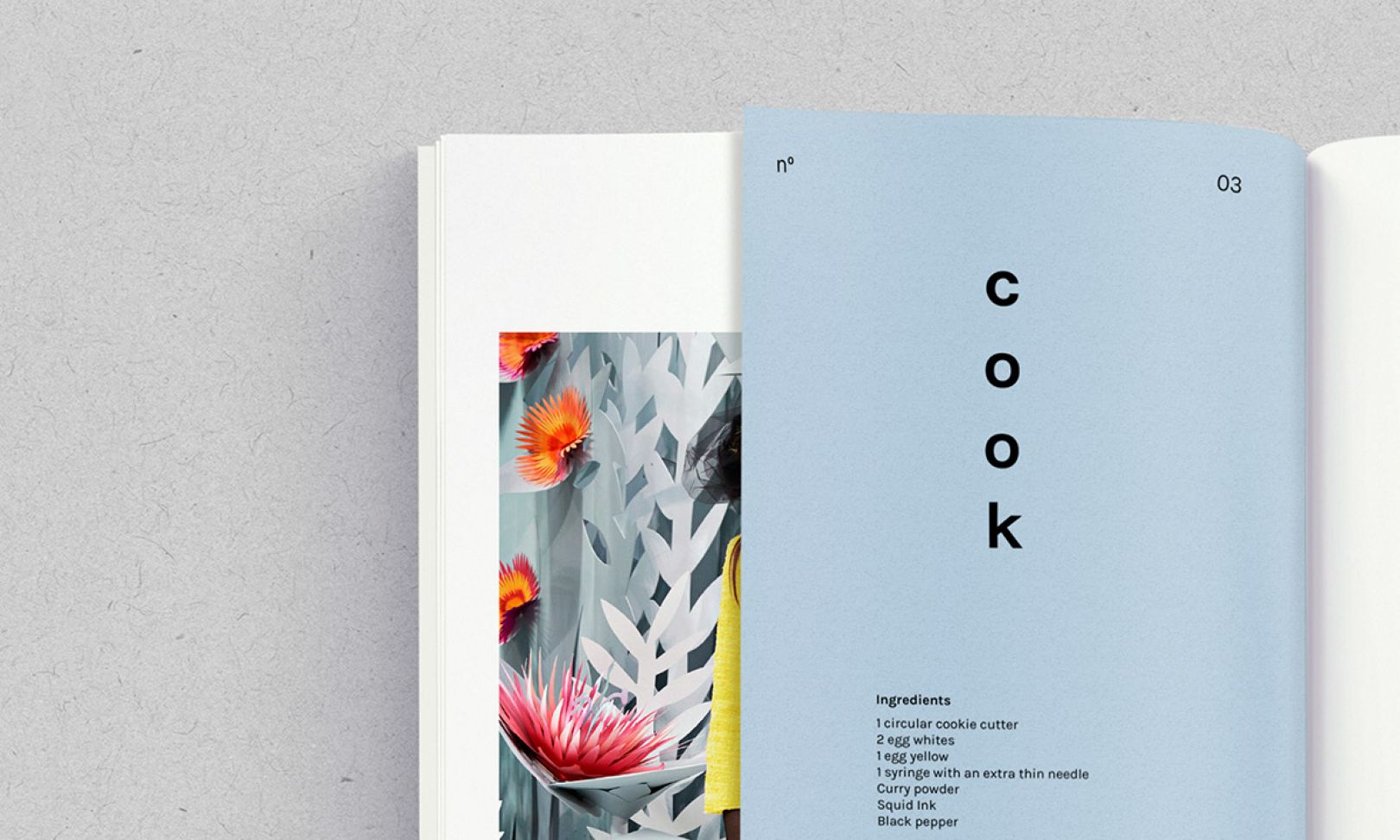 The Cook Look Book combines haute couture and haute cuisine | Creative Boom