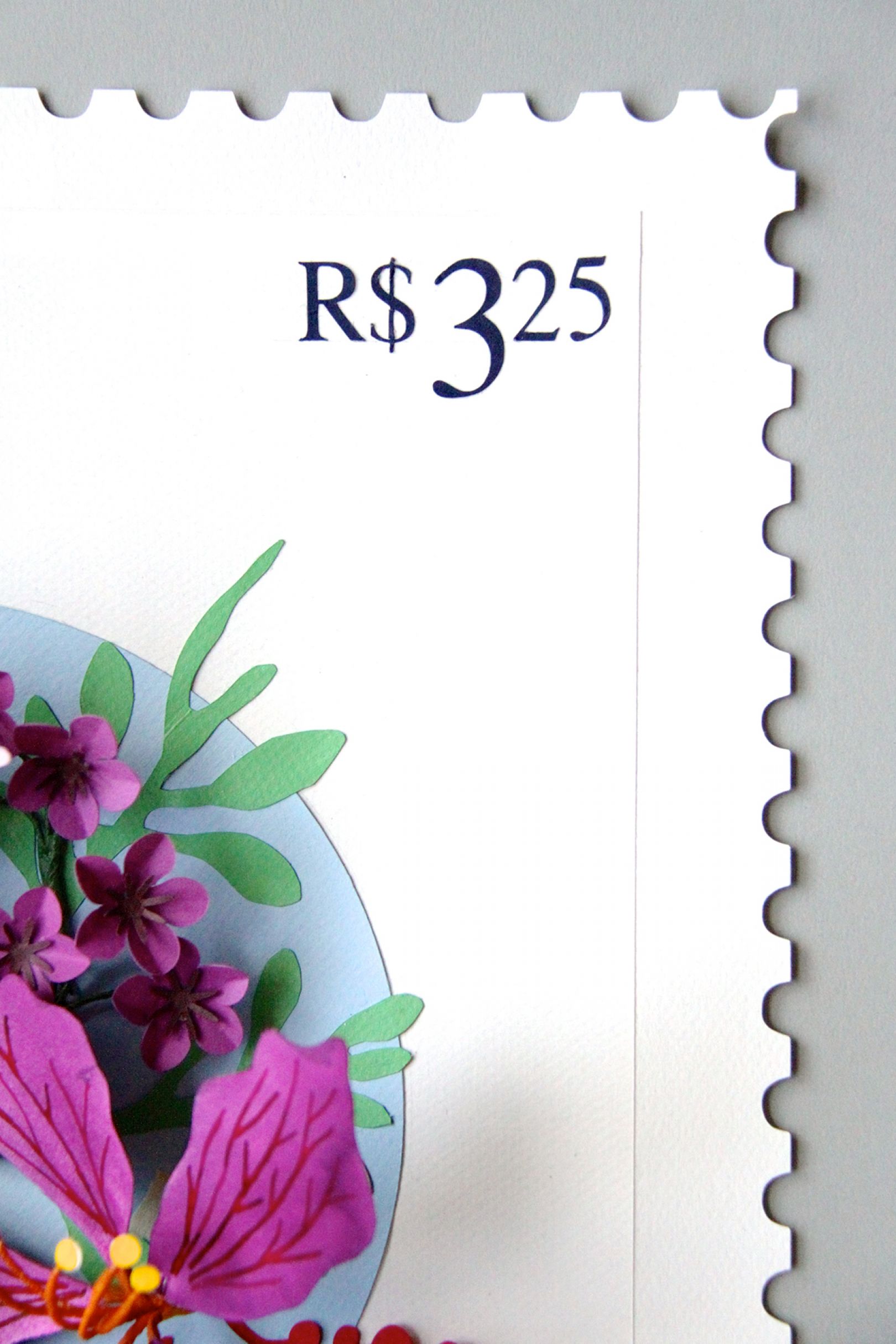 Bird Stamps: Intricate paper-cut artworks of birds that seem to leap ...