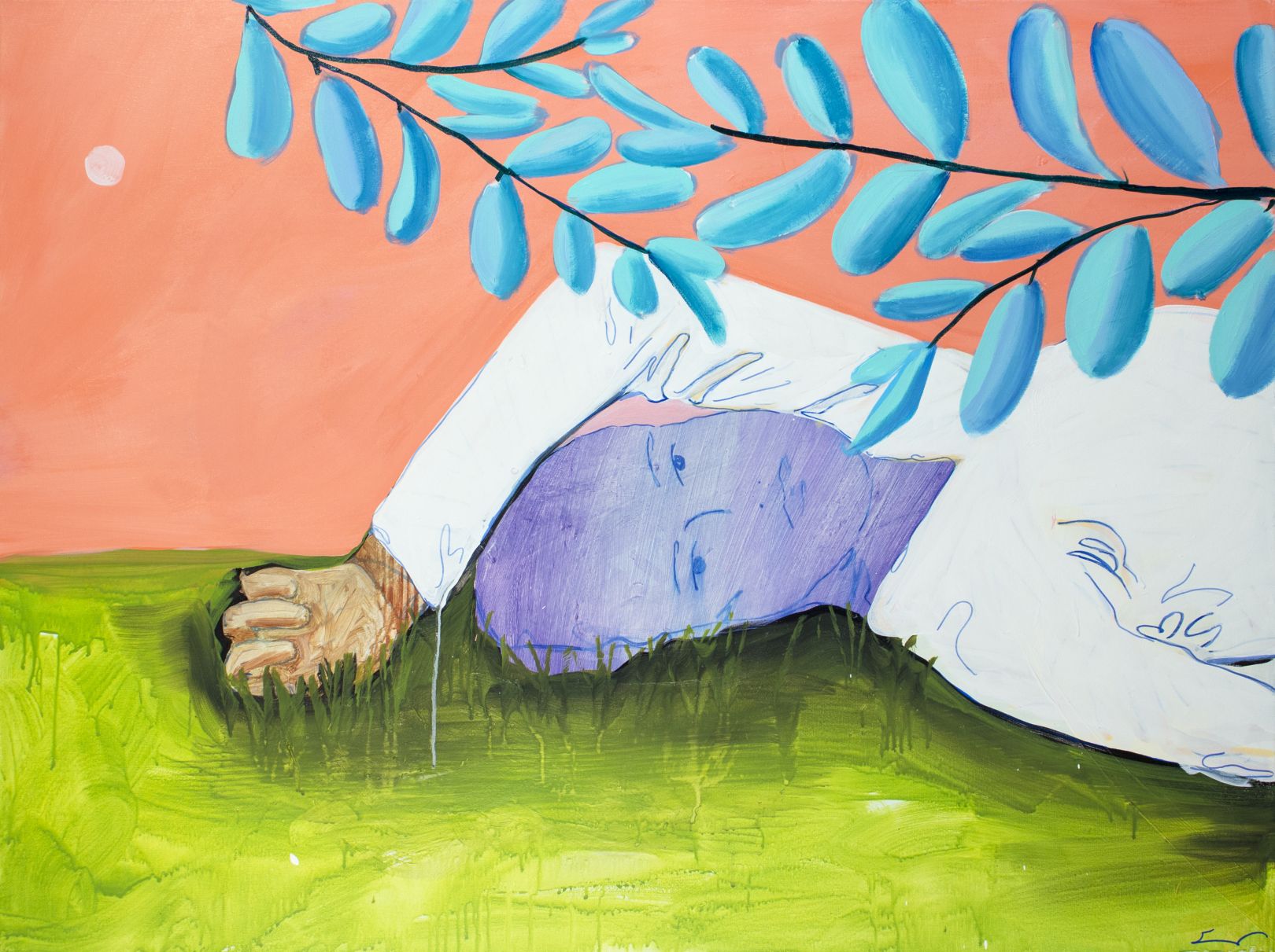 Tense paintings by Erin Armstrong that explore how we feel about ...