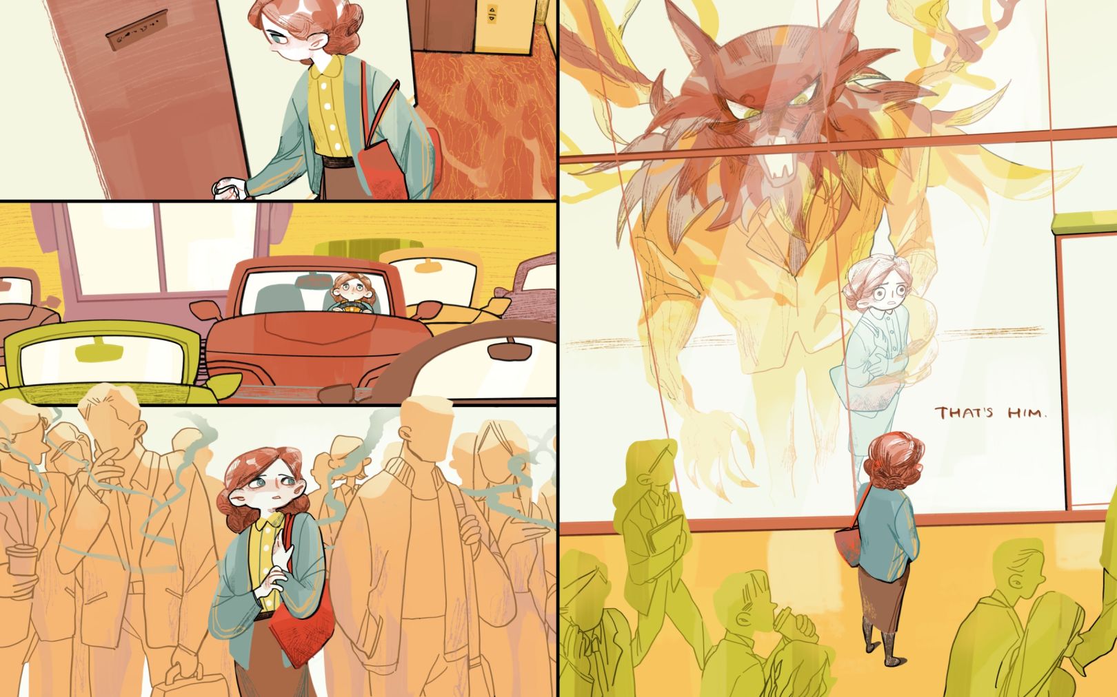 That's Him: Illustrator Junyu Lin's picture book explores the mental ...