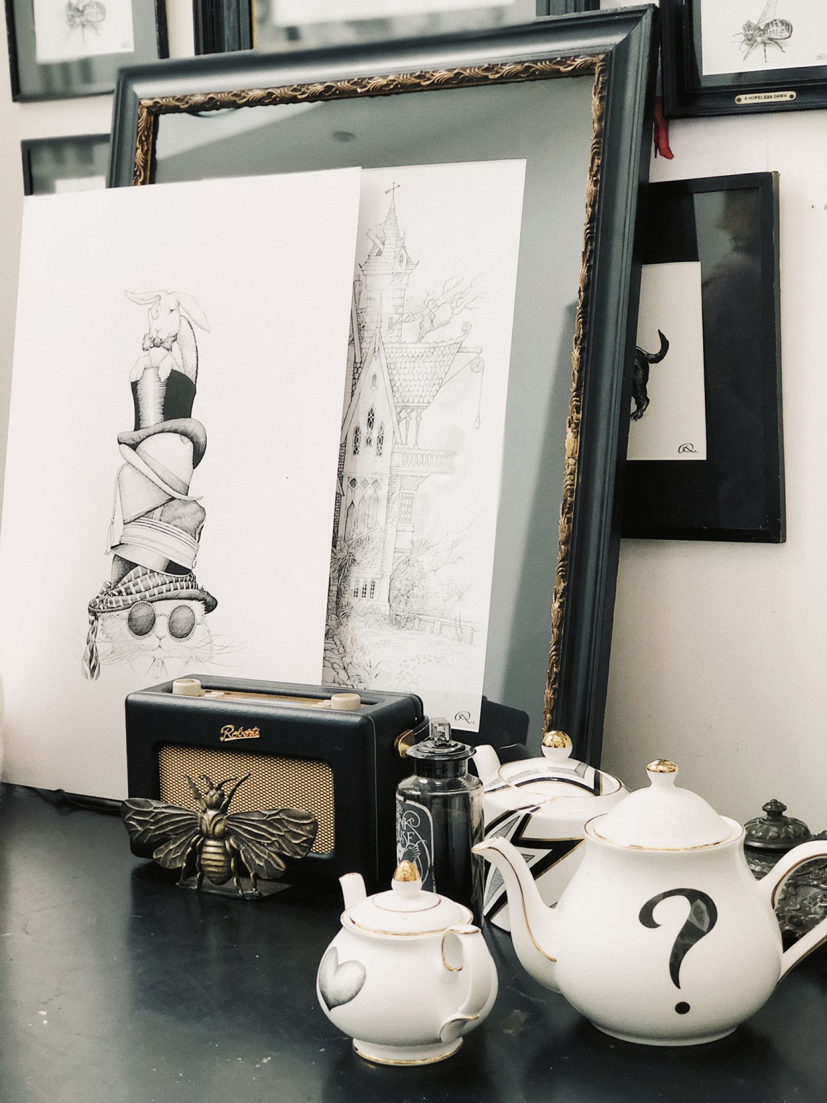 Take a look inside artist Rory Dobner's London studio full of treasures ...