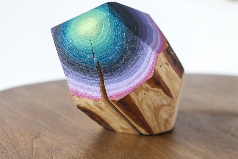 WoodRocks: Reclaimed wood shaped and painted to look like gorgeous ...