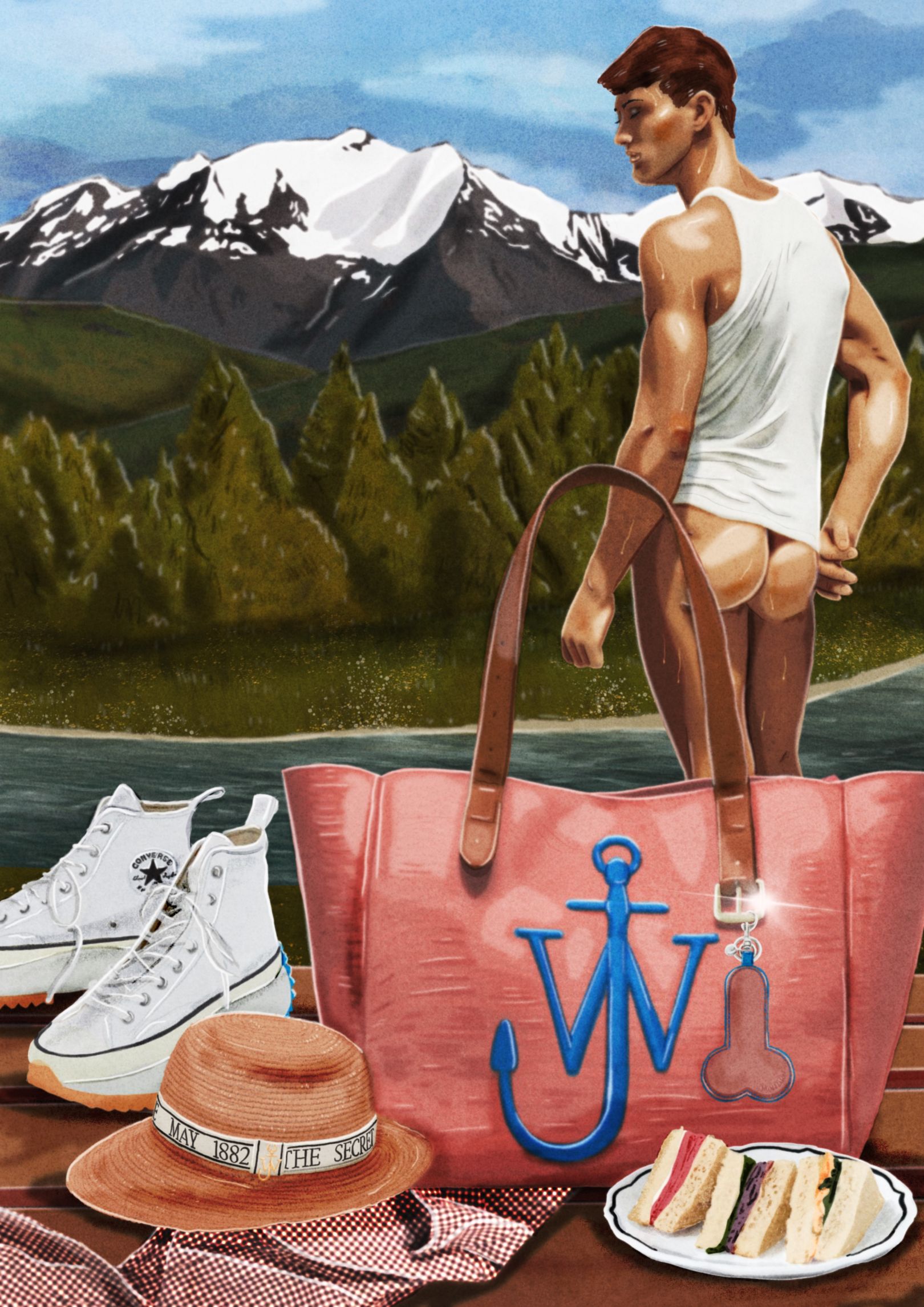 Jamie Edler's soft and sensual artworks offer a humorous take on modern life | Creative Boom