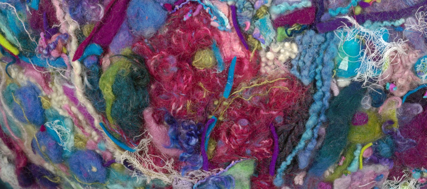 Artist vividly captures intricate, 3D felt work in unconventional mixed ...