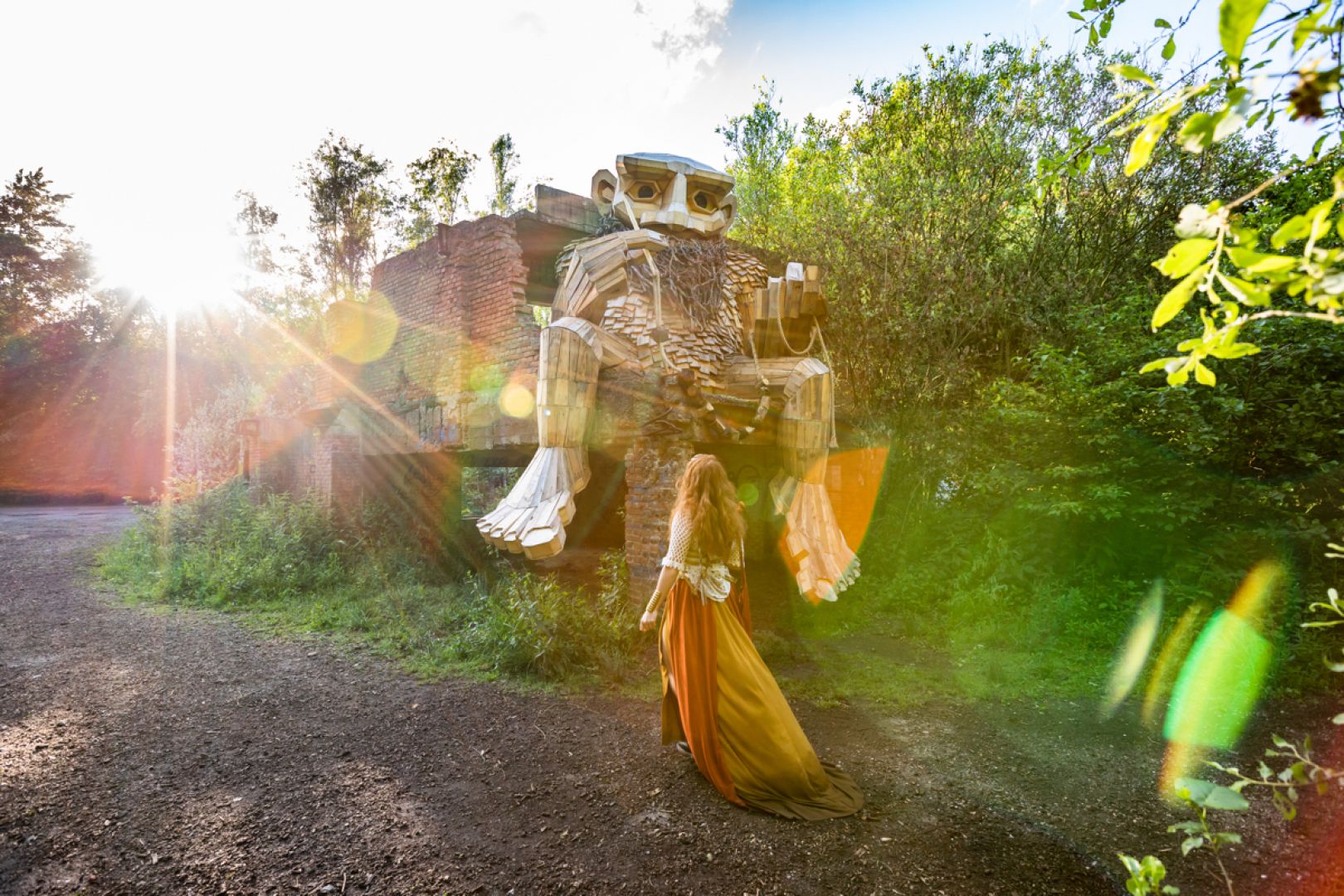 Danish artist Thomas Dambo creates seven gigantic trolls out of ...
