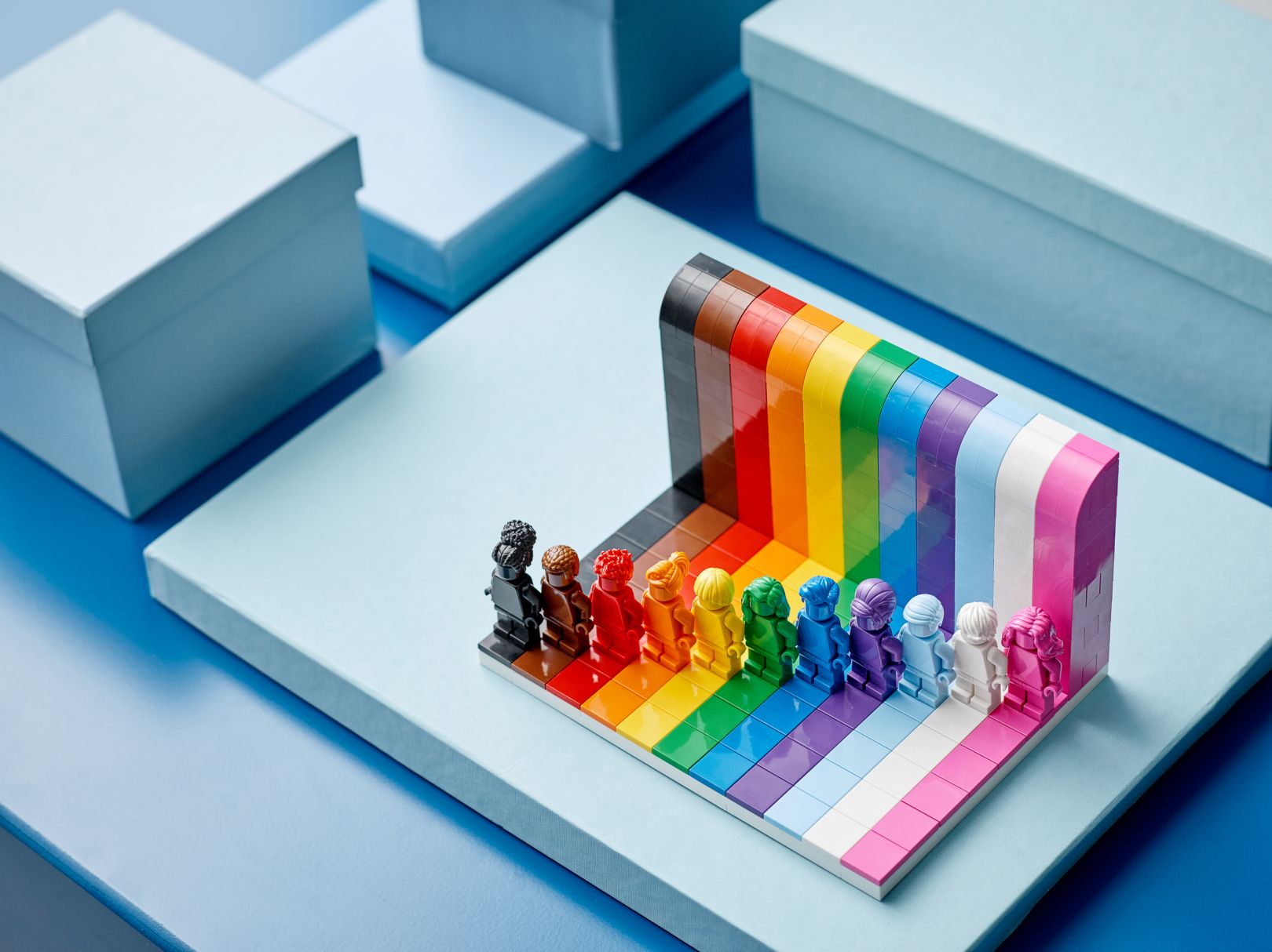 Matthew Ashton's rainbow-coloured set for Pride Month celebrates LEGO ...