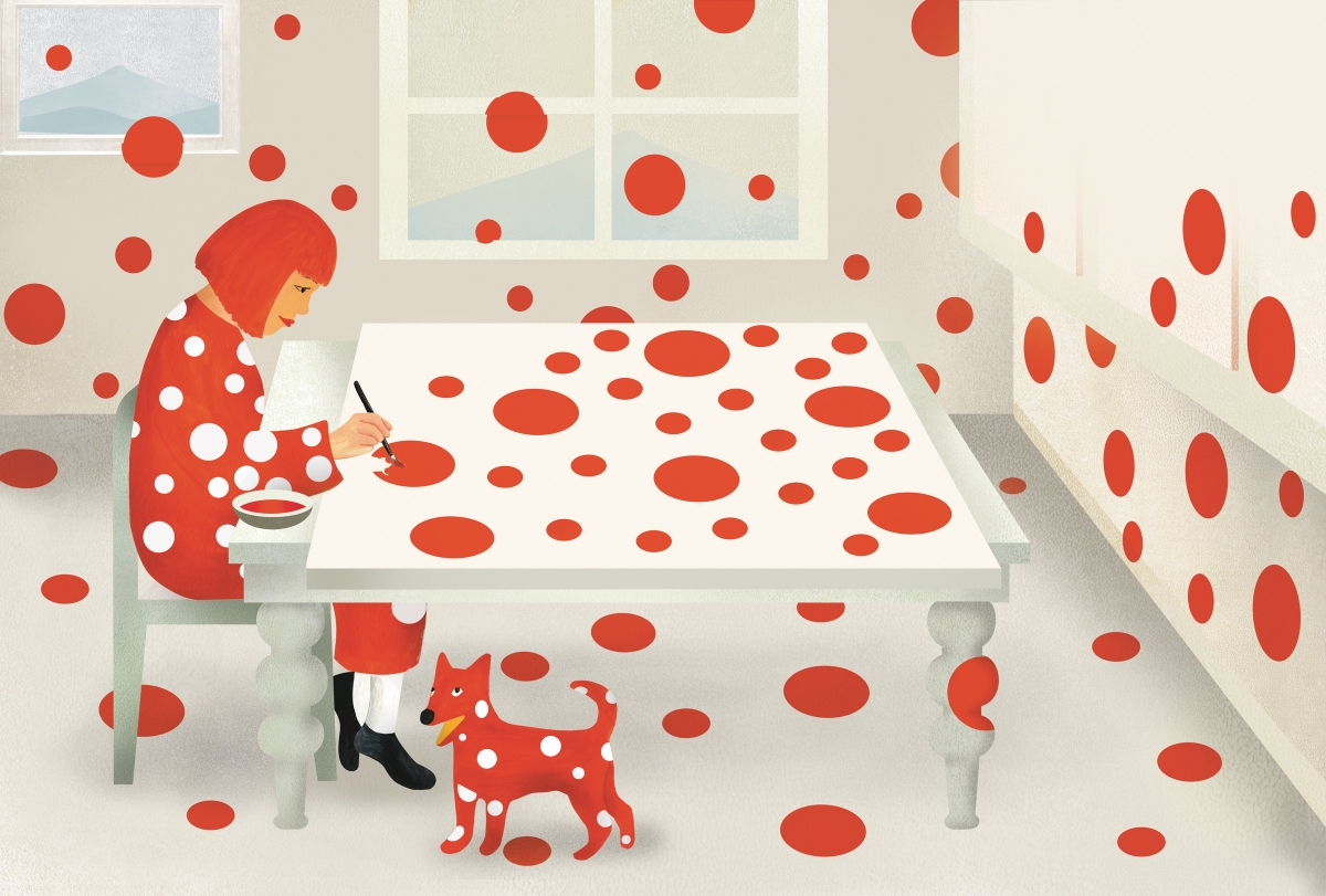 Ellen Weinstein's gorgeous illustrations for new children's book Yayoi ...
