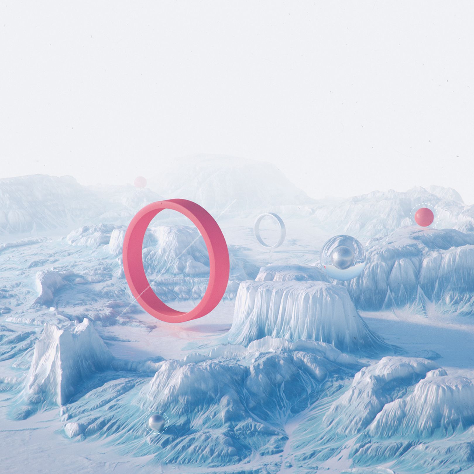 Filip Hodas' digital renderings conjure surreal landscapes in candy ...