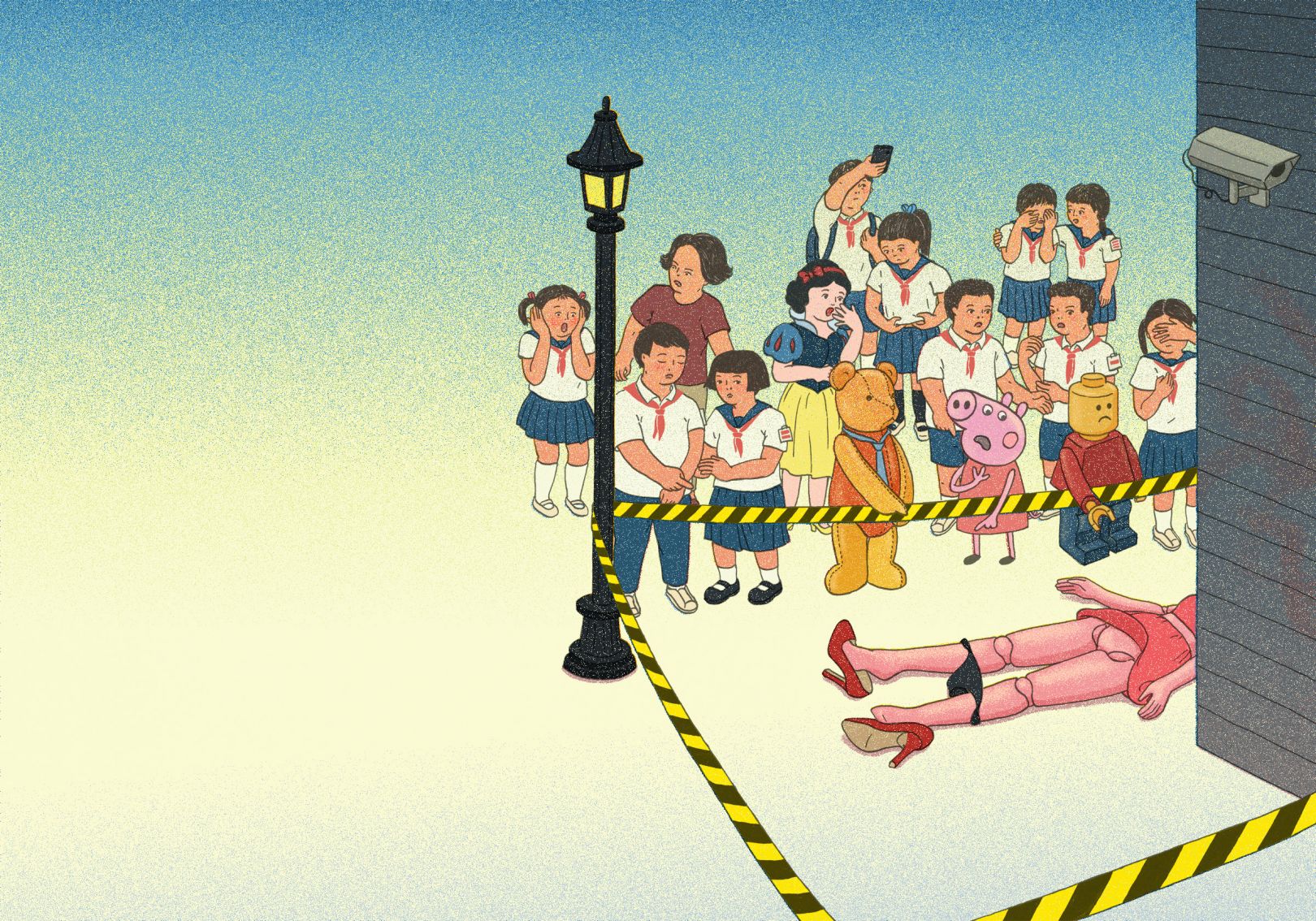 Illustrations on how to be a model citizen, inspired by Chinese ...