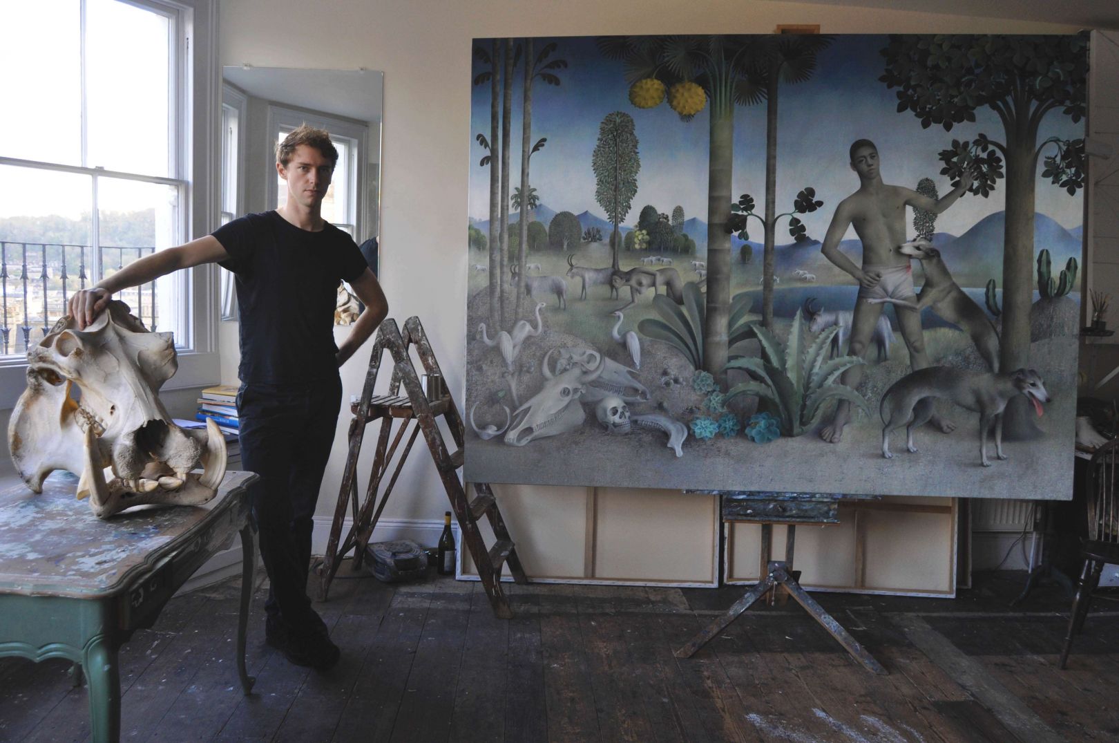 Wild things romp in artist James Mortimer’s disturbing mythical ...